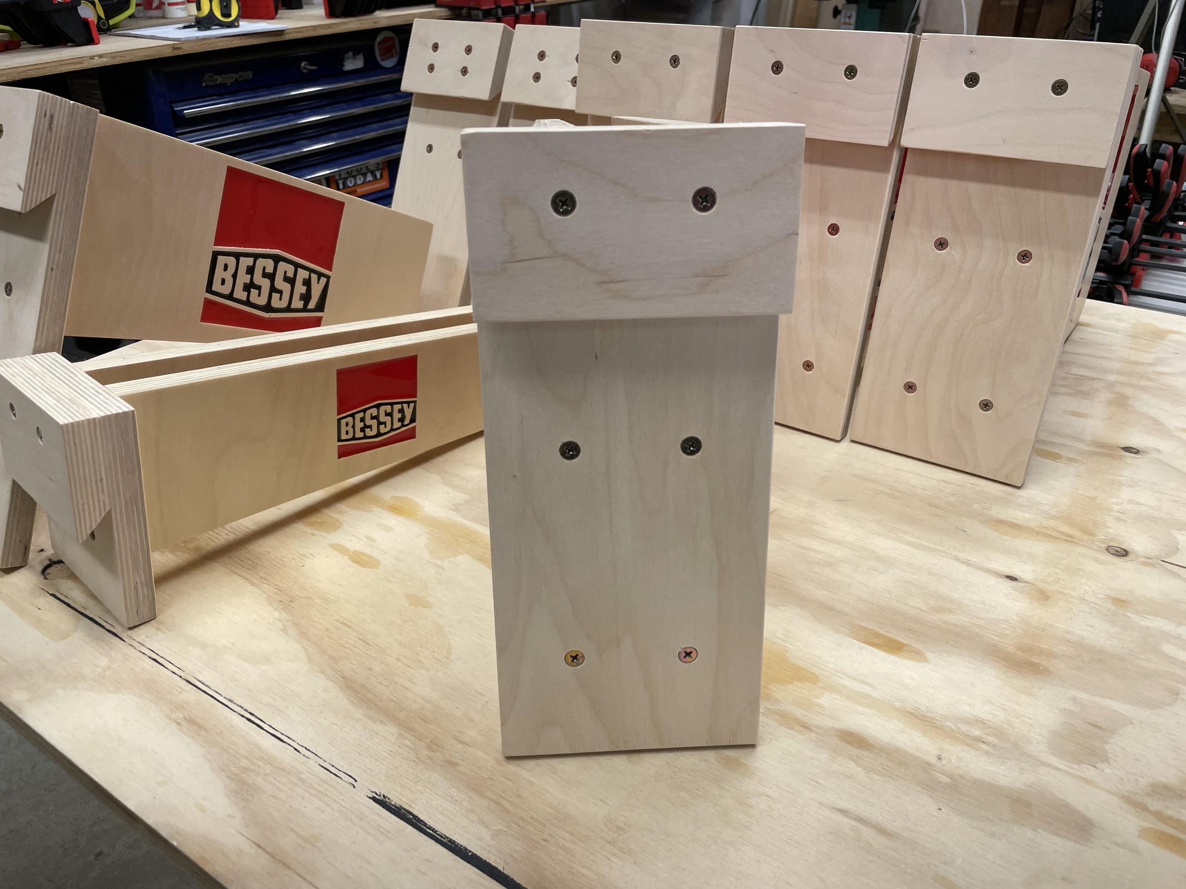Bessey Clamp Racks With Epoxy Logos : 9 Steps (with Pictures ...