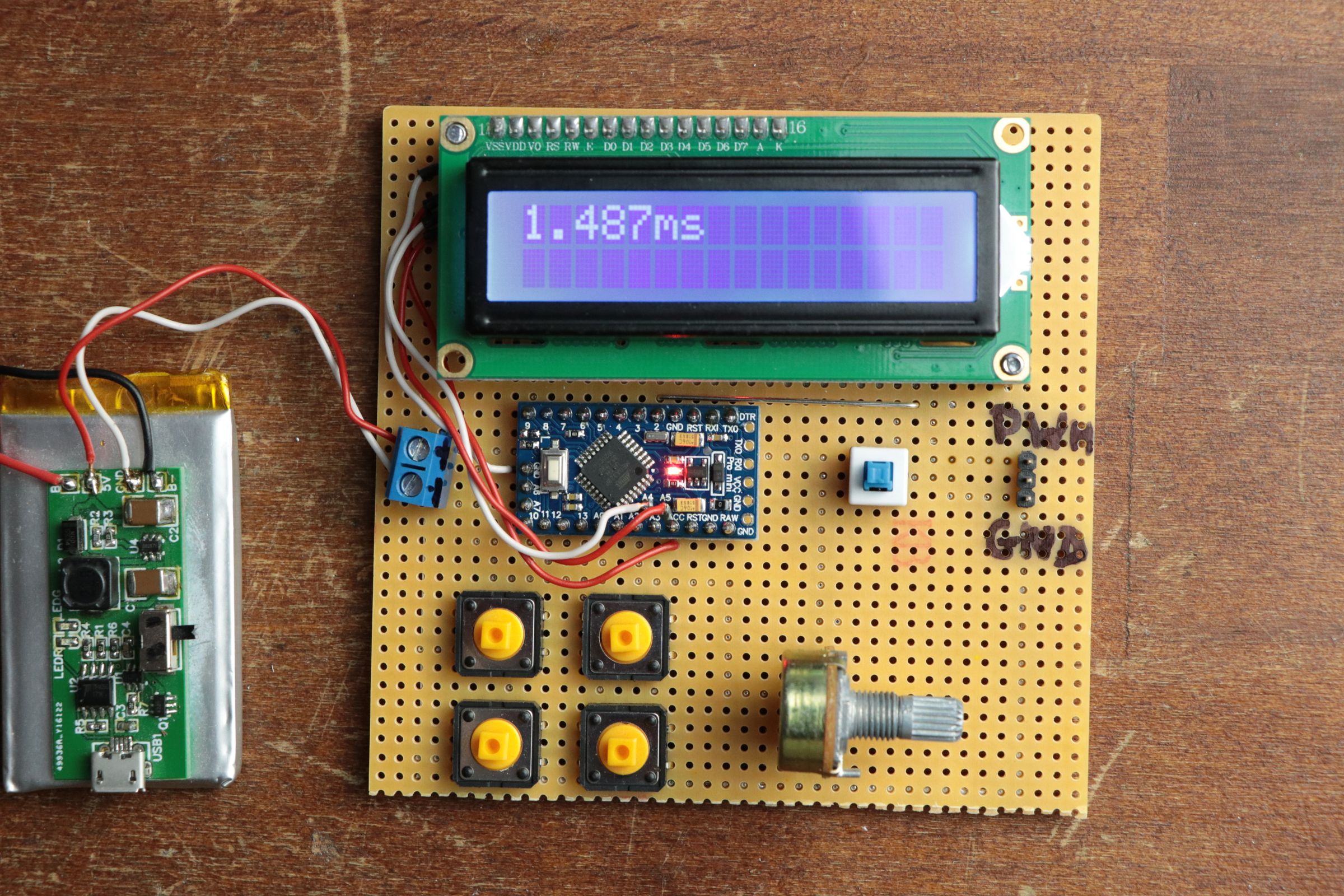 Make Your Own ESC/Servo Tester : 5 Steps - Instructables
