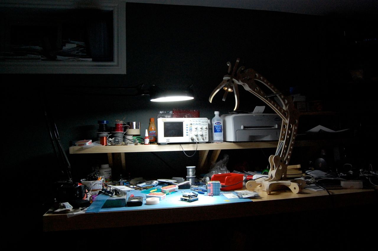 Woodpunk LED Desk Lamp : 11 Steps (with Pictures) - Instructables