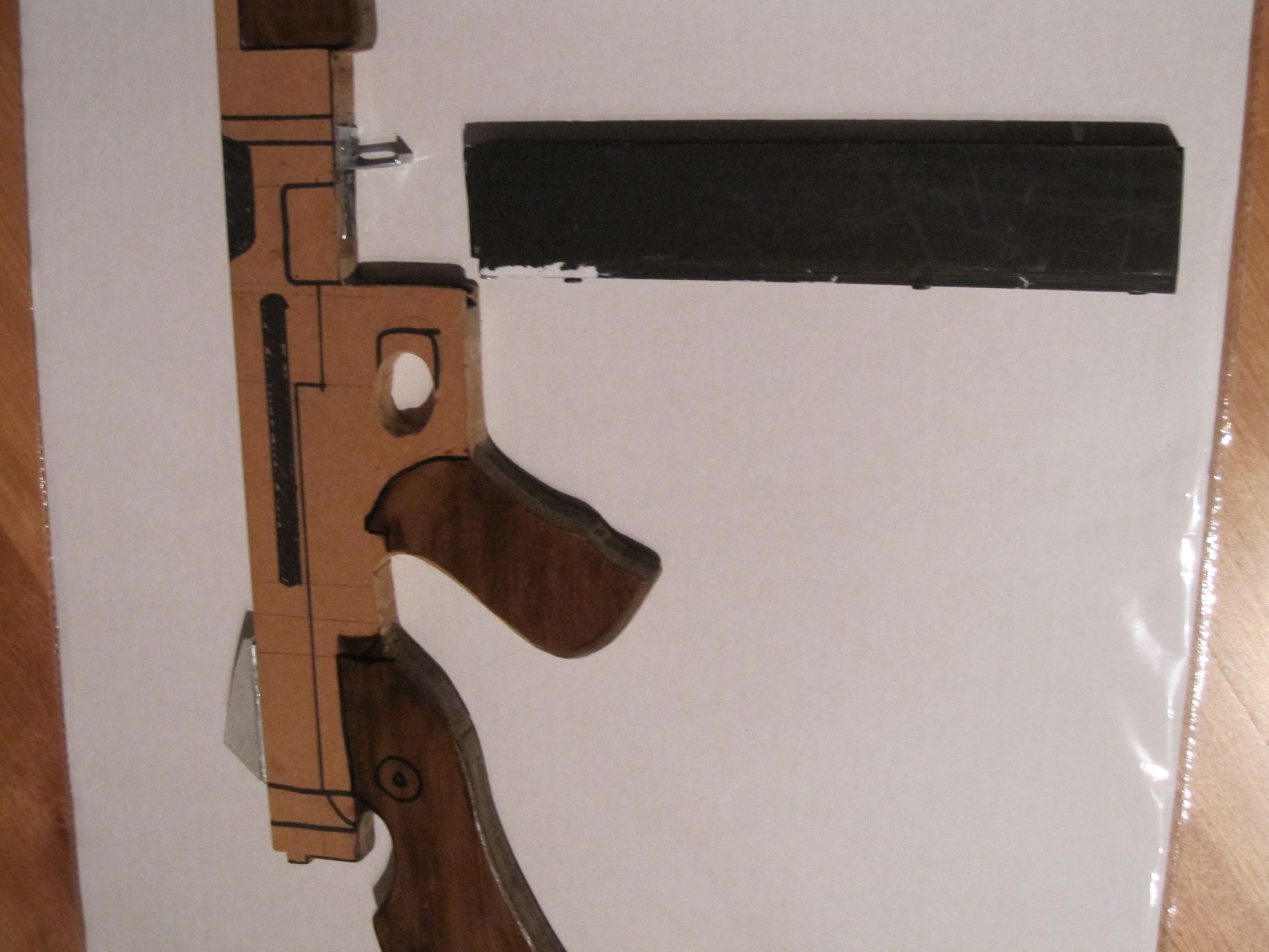 Thompson Sub-machine Gun (Wooden Toy) - Instructables