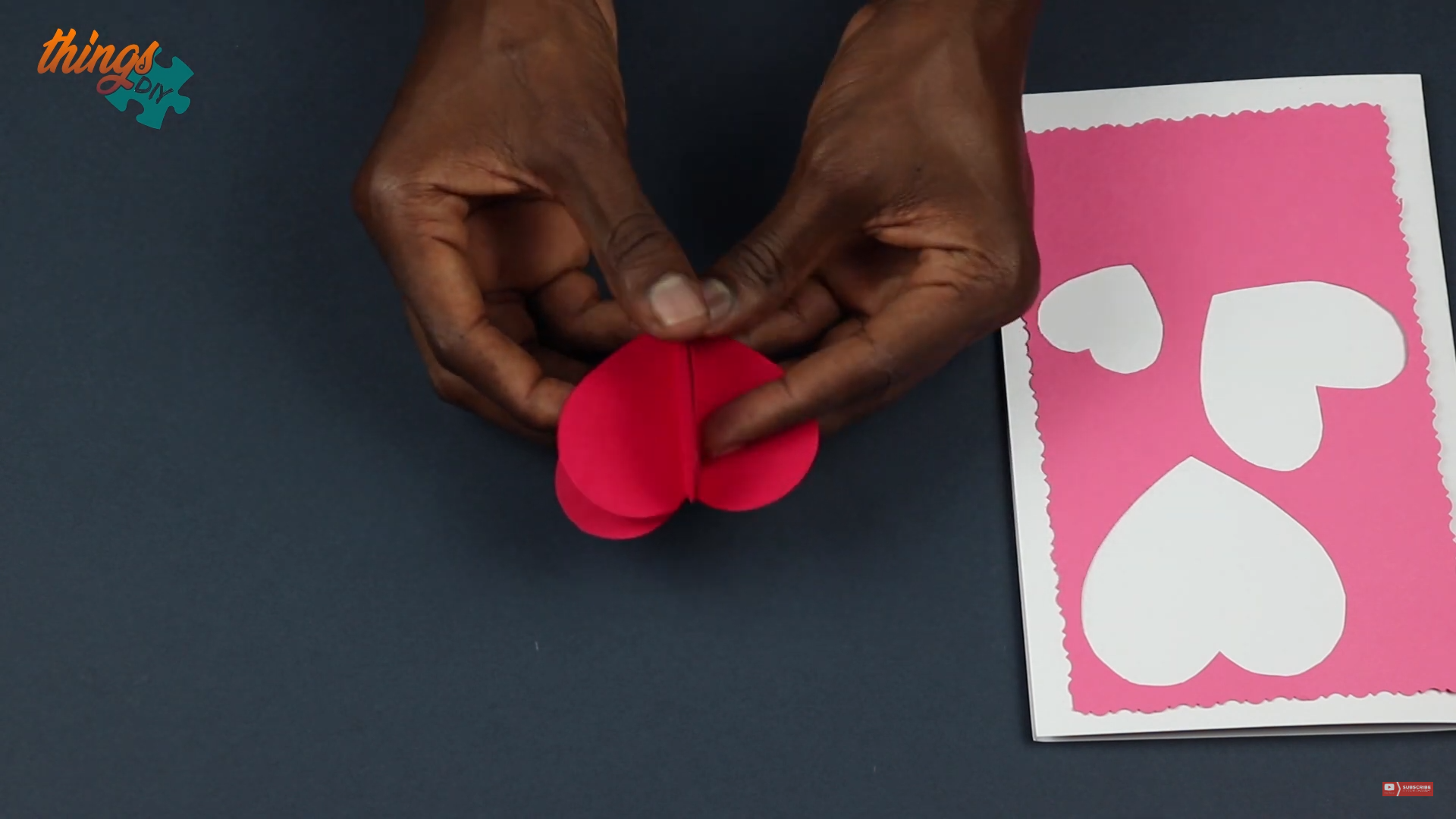 DIY Pop Up Hearts Valentine's Day Card : 7 Steps (with Pictures ...