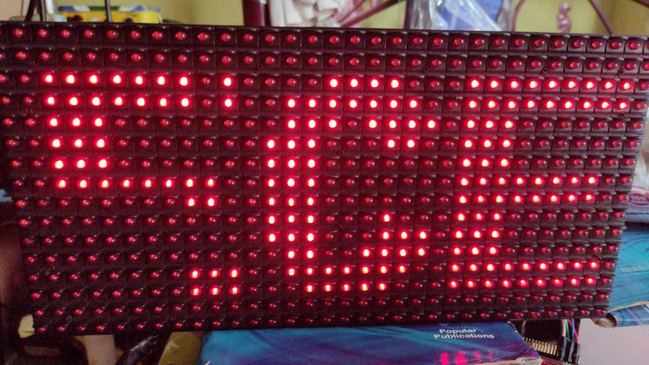 P10 DMD Display With Arduino and RTC DS3231 : 4 Steps (with Pictures ...