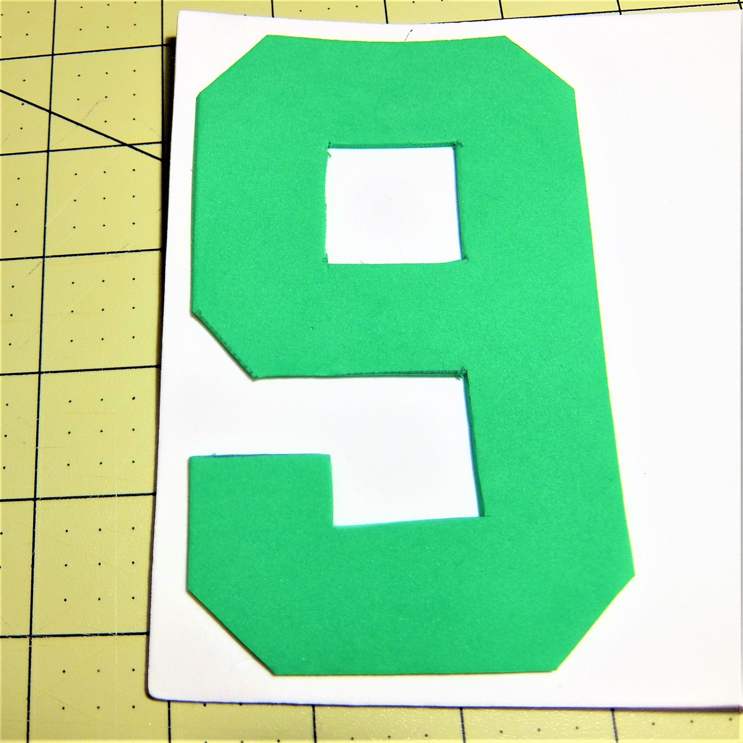 Draw and Cut Out Jersey Numbers 0 to 9 : 14 Steps (with Pictures ...