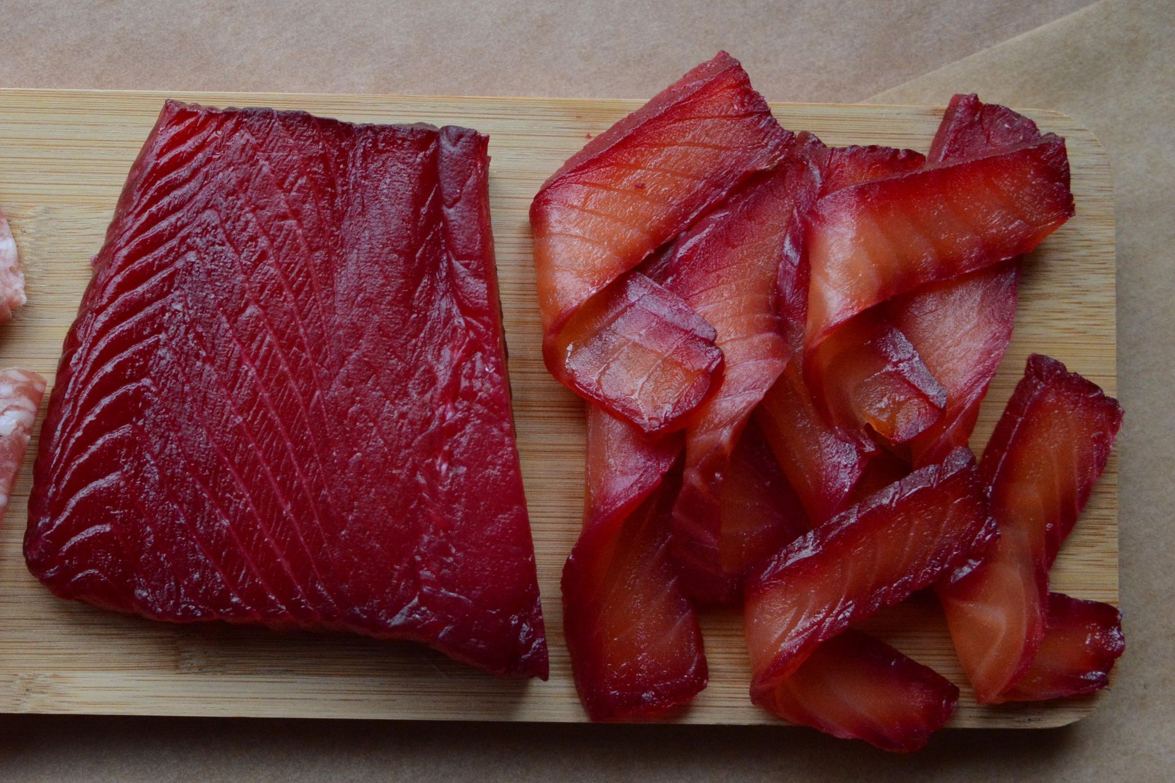 Beetroot and Blueberry Cured Salmon (Gravlax) for Breakfast Buffet : 8 ...