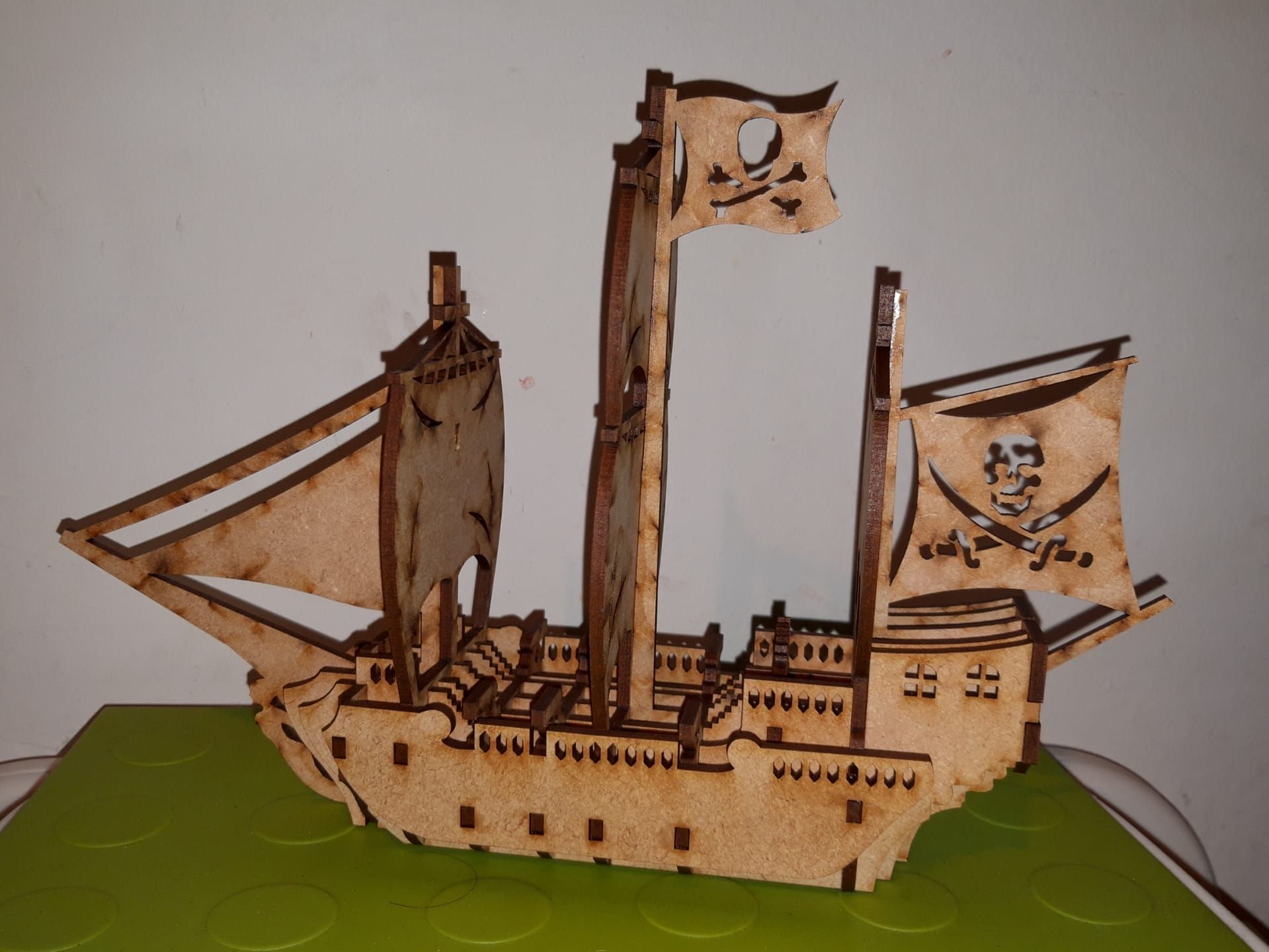 Pirate Ship for Laser Cutter : 3 Steps - Instructables