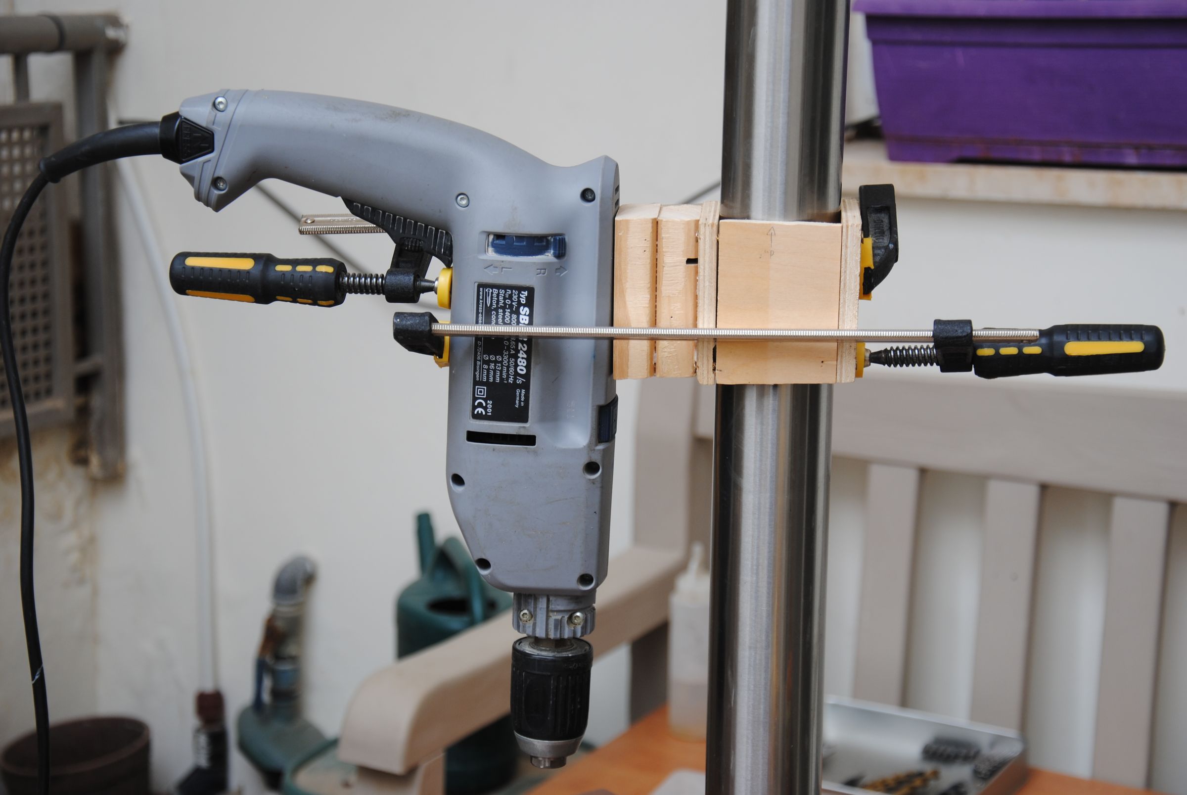Build Your Own Drill Press for FREE! : 12 Steps (with Pictures ...
