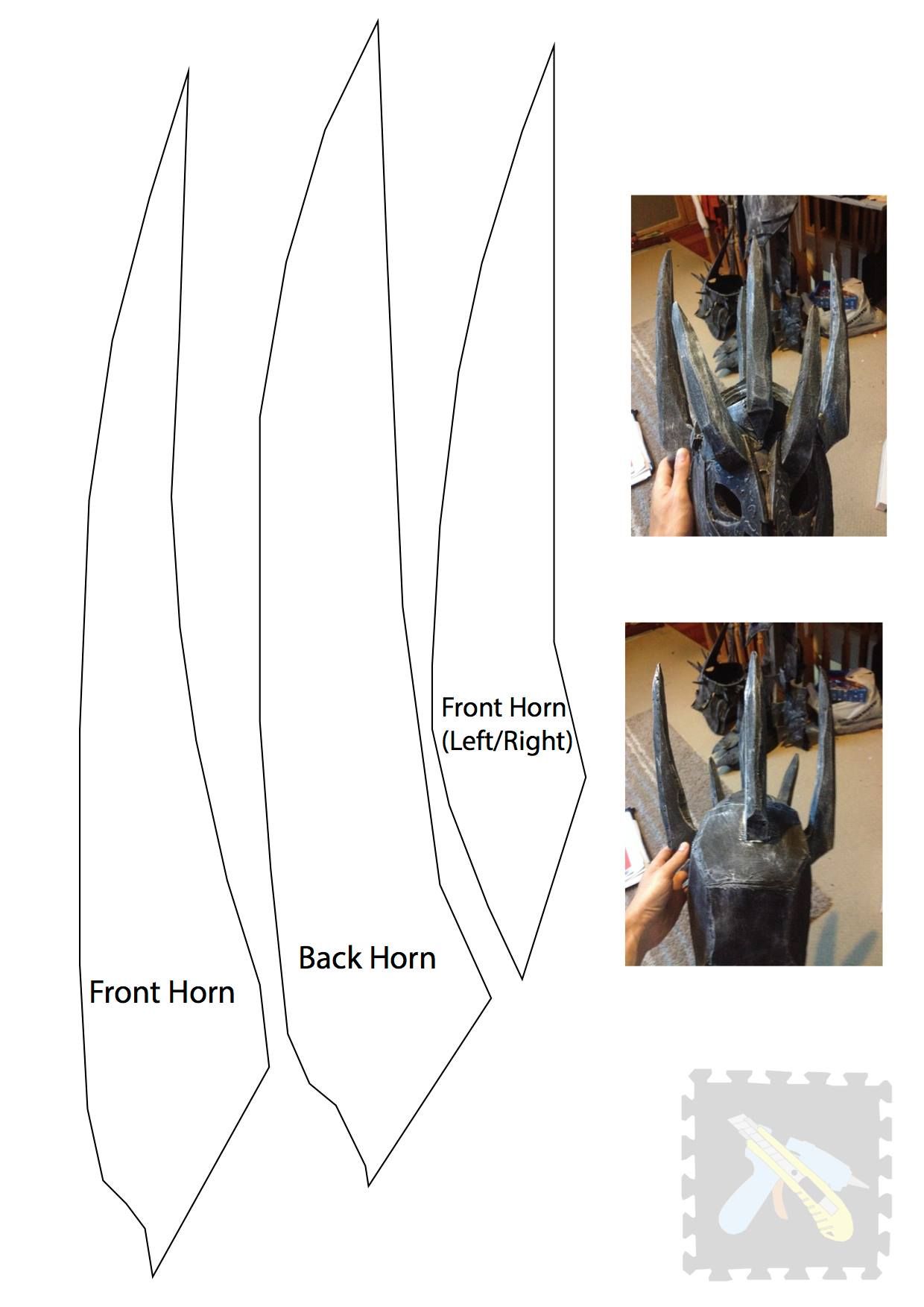 Sauron Cosplay Helmet Tutorial : 3 Steps - Instructables
