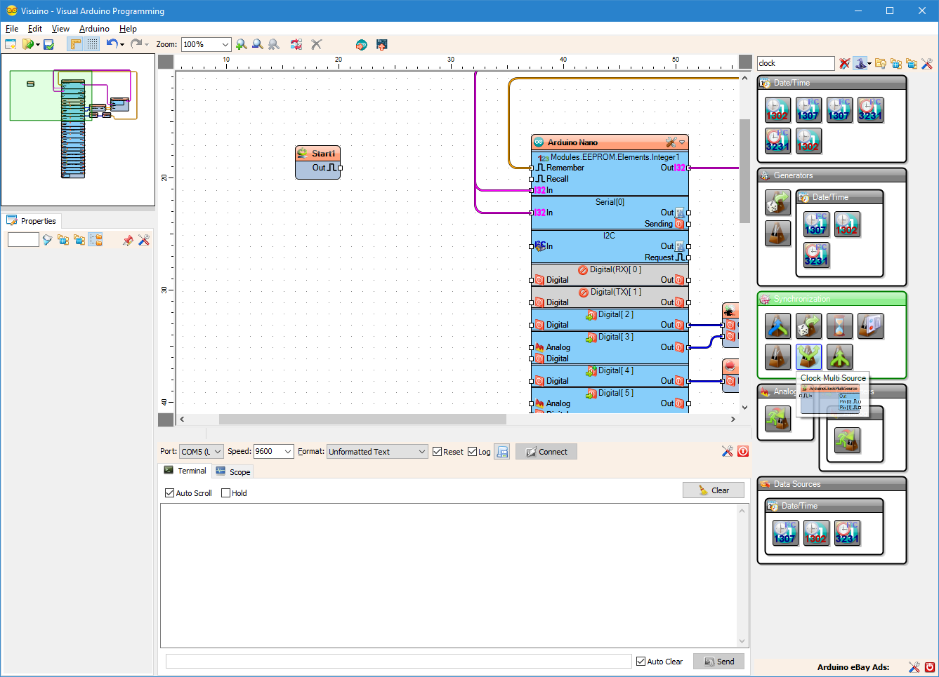 Arduino Nano and Visuino: Save Rotary Encoder Value in EEPROM : 11 ...