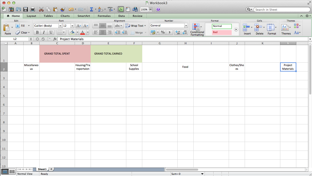 Intro to Excel: Expense Tracker : 23 Steps (with Pictures) - Instructables