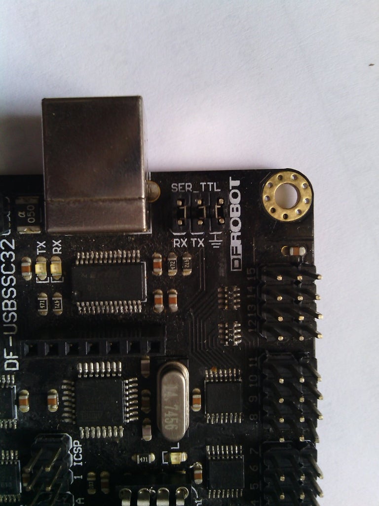 Controlling Servos Using The Ssc 32 Servo Controller And Arduino Uno 3 Steps Instructables