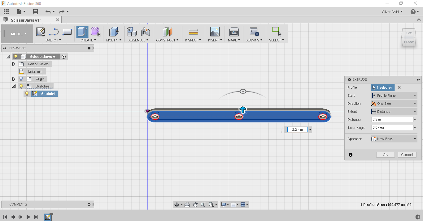 Designing Scissor Jaws in Fusion : 11 Steps (with Pictures) - Instructables