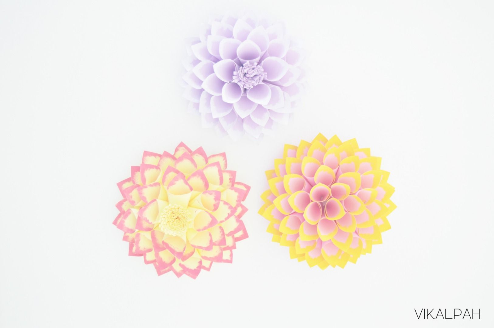 DIY Paper Dahlia : 10 Steps (with Pictures) - Instructables