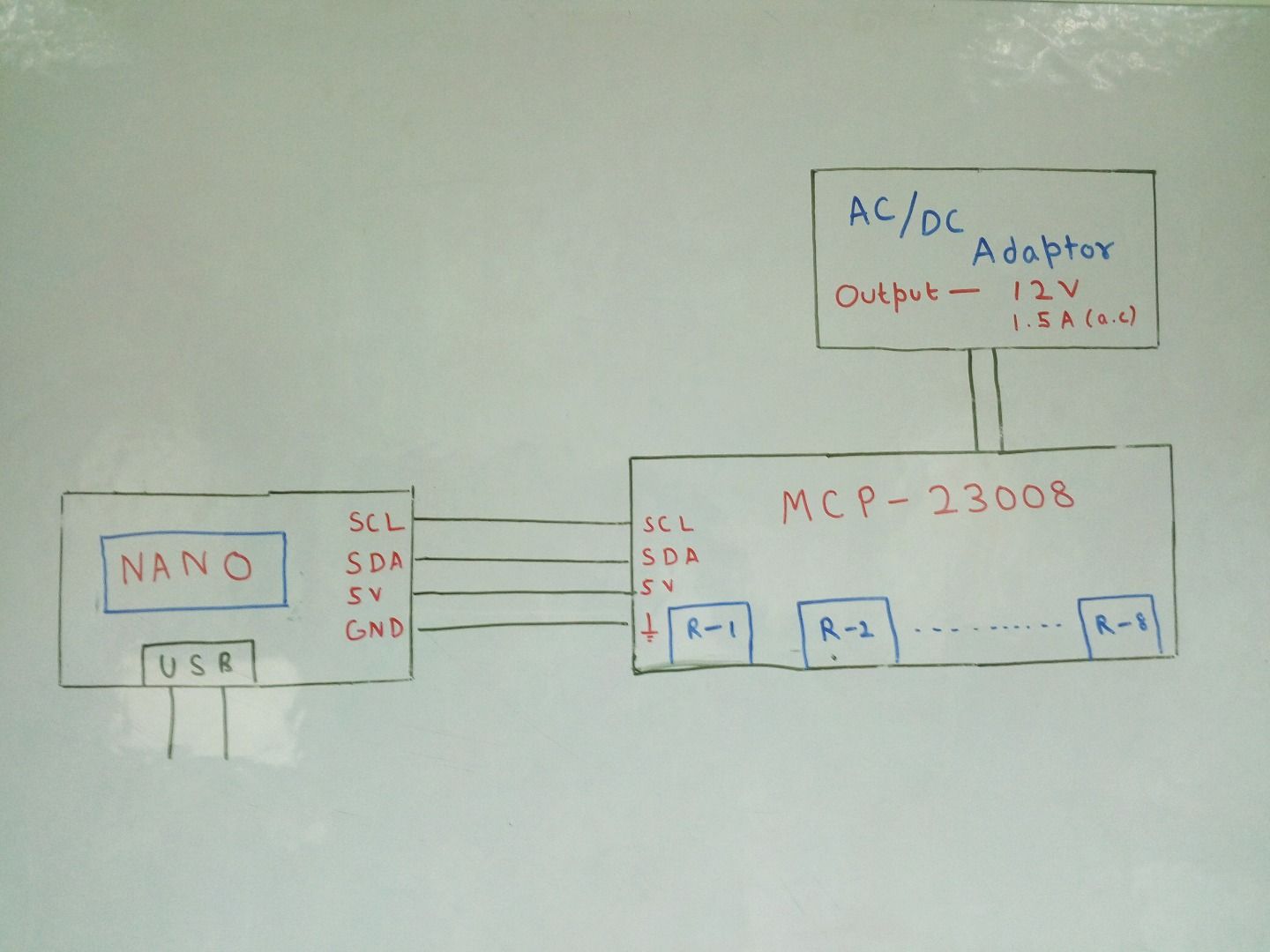 Application of MCP-23008 Using Relay Interface (I2C): : 6 Steps ...
