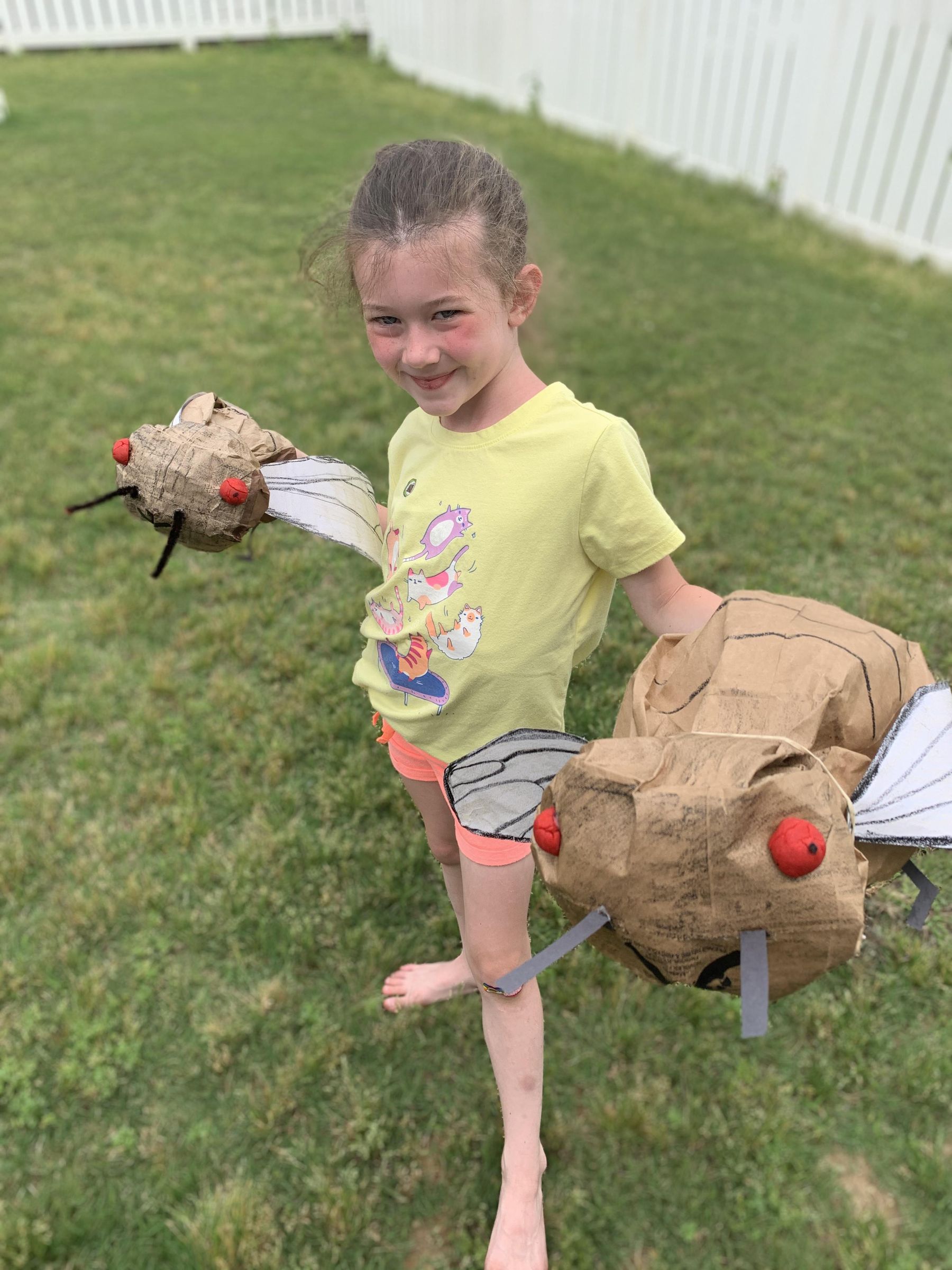 Giant Cicada Sculpture Using a Paper Lunch Bag : 7 Steps (with Pictures ...