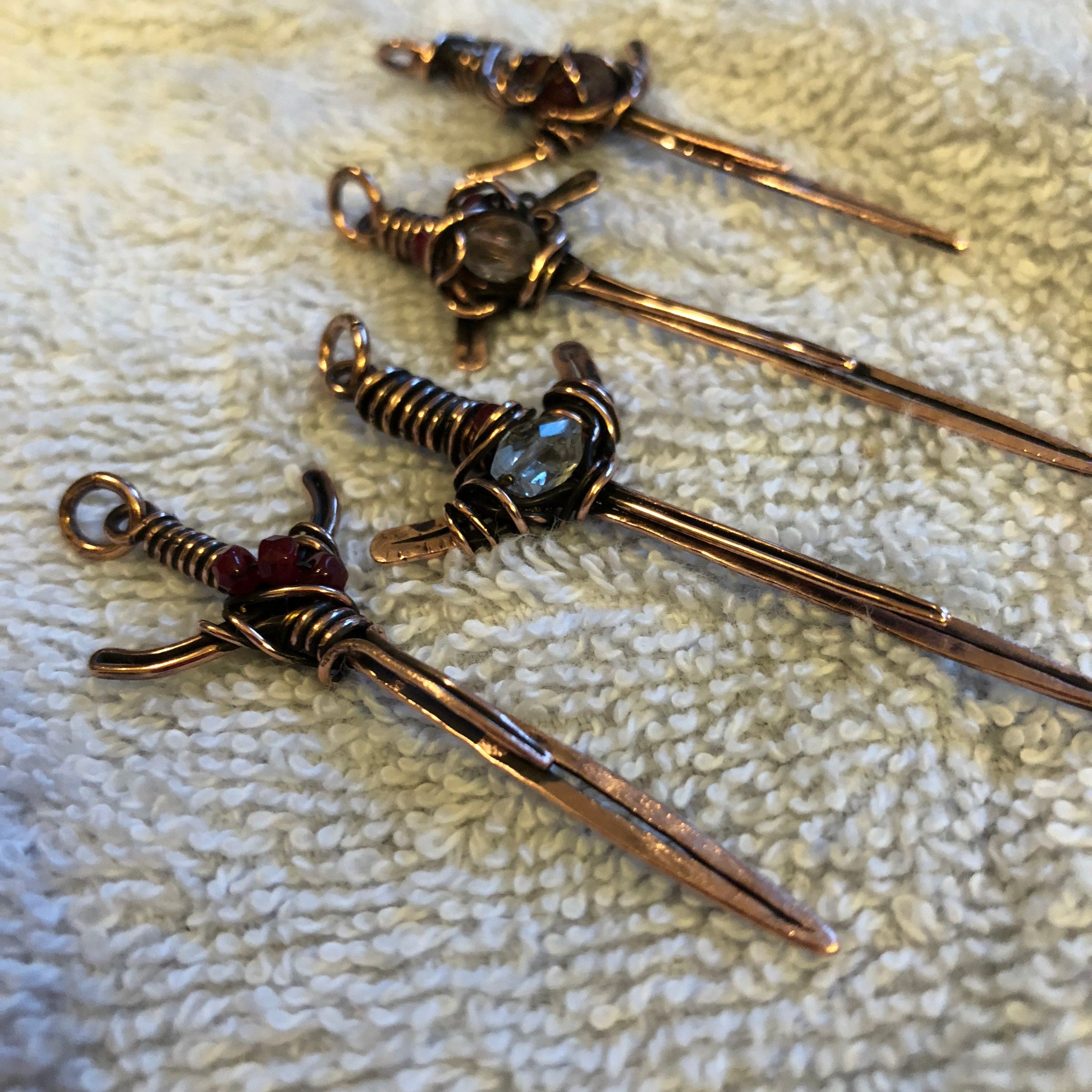 Sword Pendant Wire Wrapped Jewelry : 26 Steps (with Pictures ...