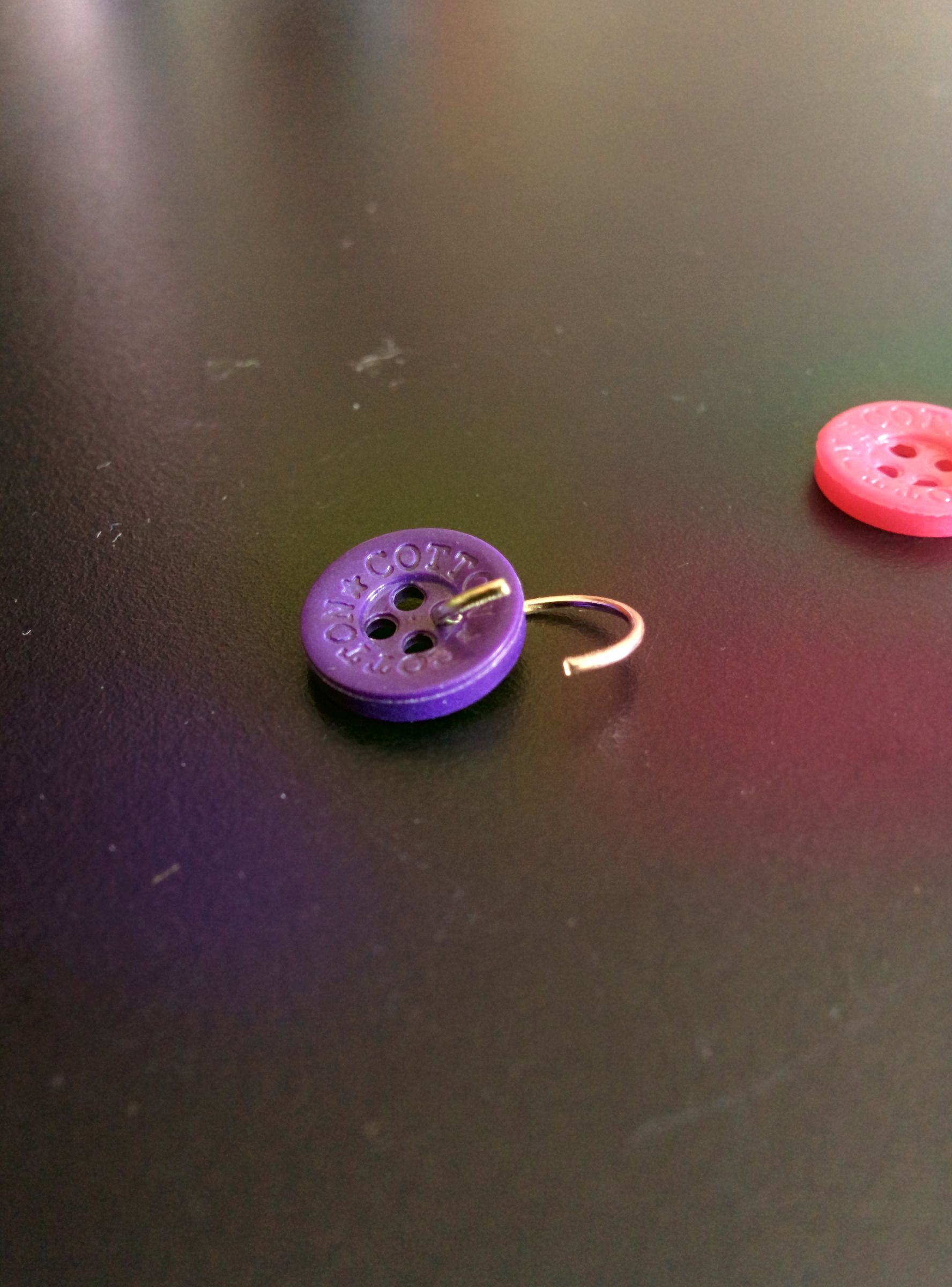 How to Make Rainbow Button Cluster Earrings Easily : 4 Steps (with ...