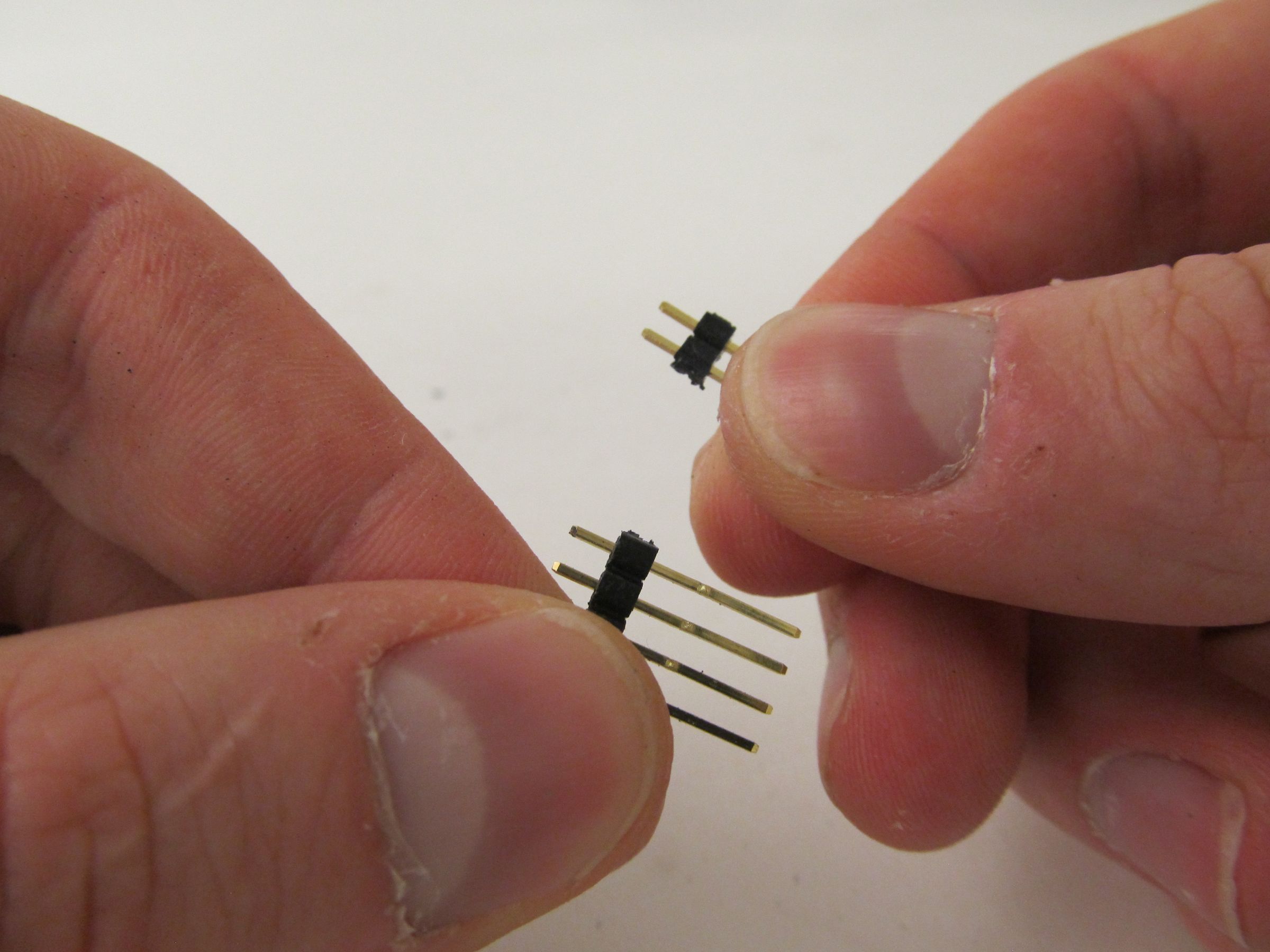 Female and Male Header Pins for Cheap Robots : 9 Steps - Instructables