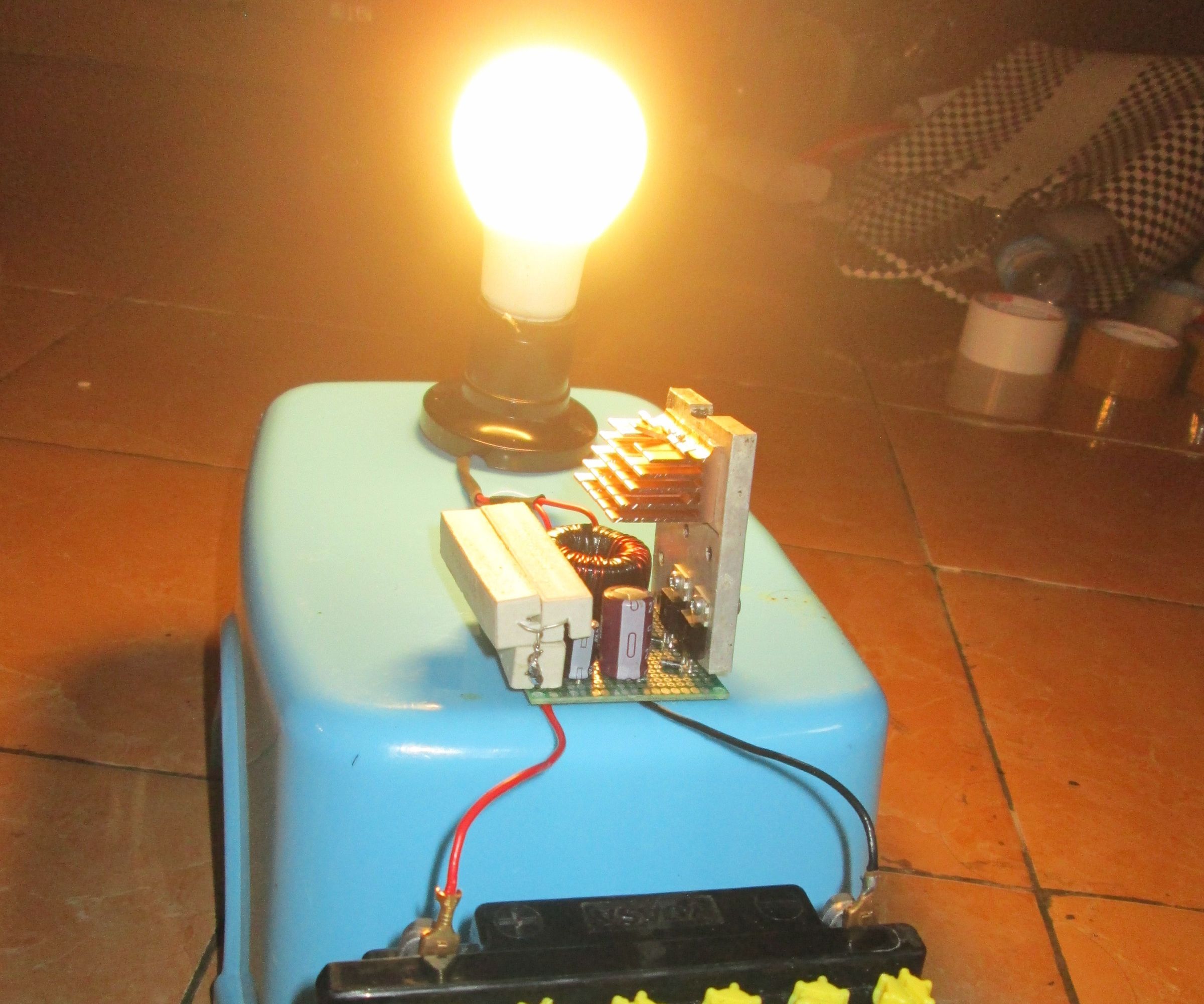 joule thief human power activated DIY Project - Step-by-Step DIY ...