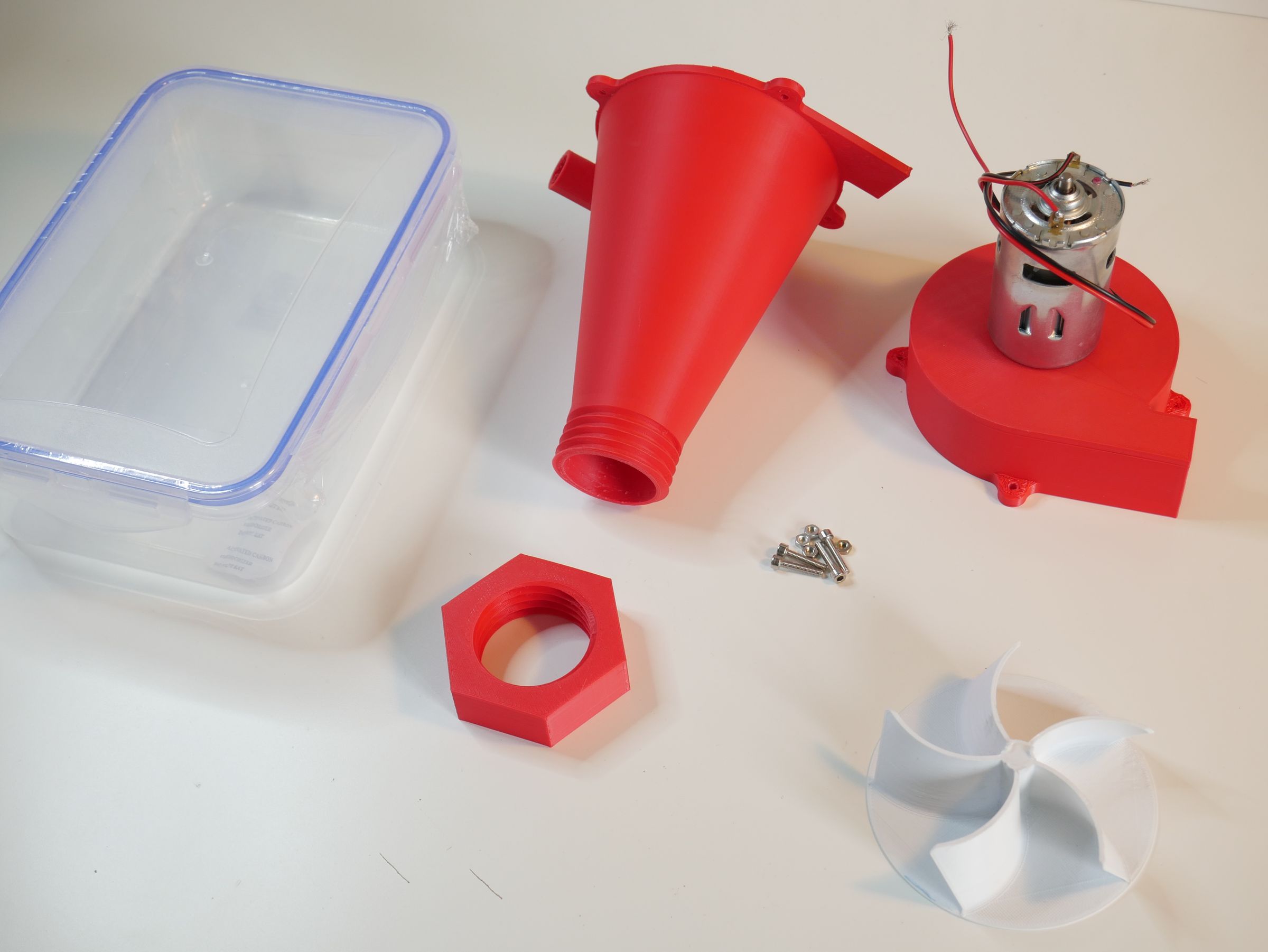 3D Printed Vacuum Cleaner for a CNC Machine : 8 Steps (with Pictures ...