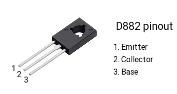 D882 transistor pinout