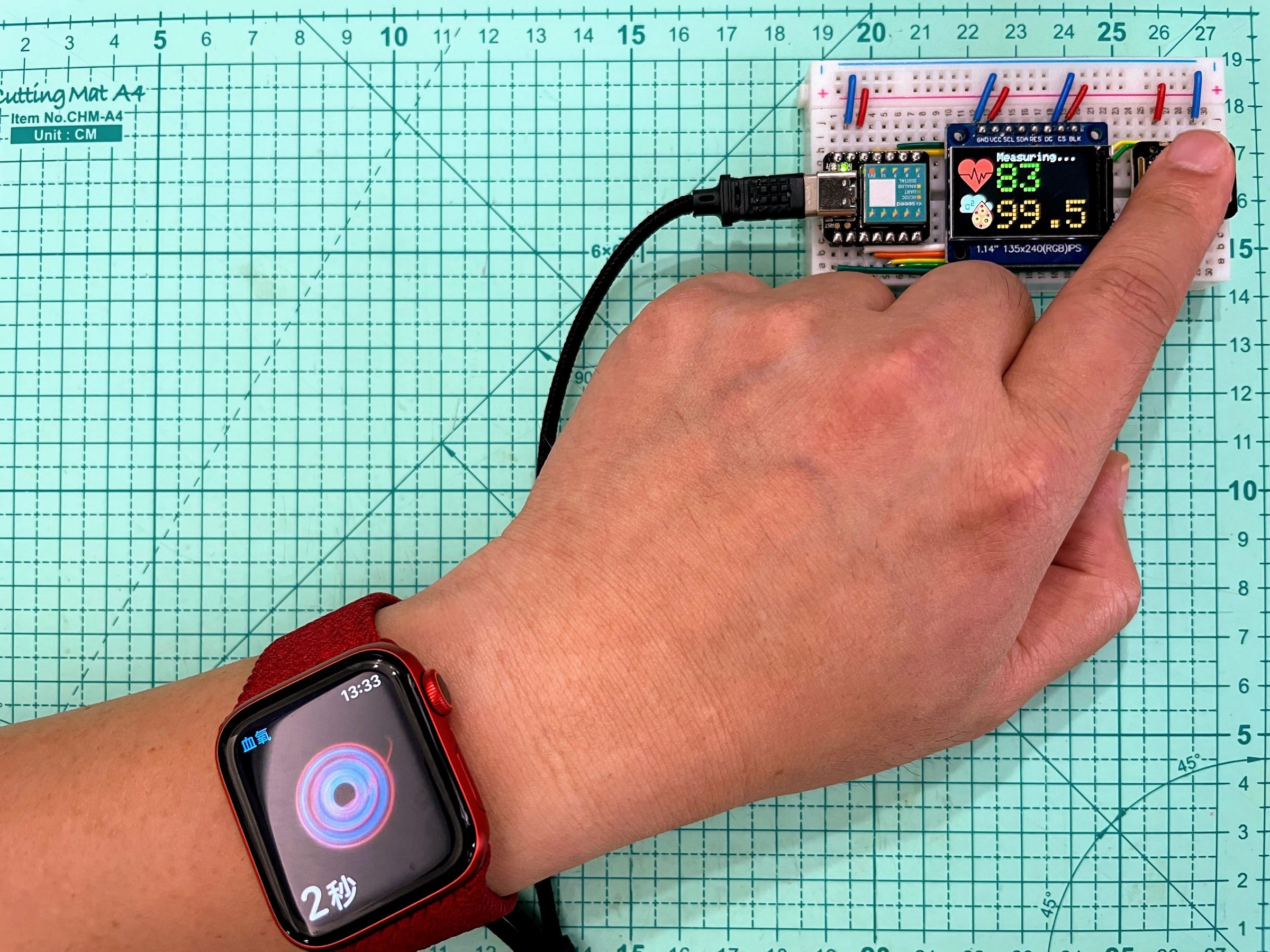 Blood Oxygen Heart Rate Meter : 6 Steps (with Pictures) - Instructables