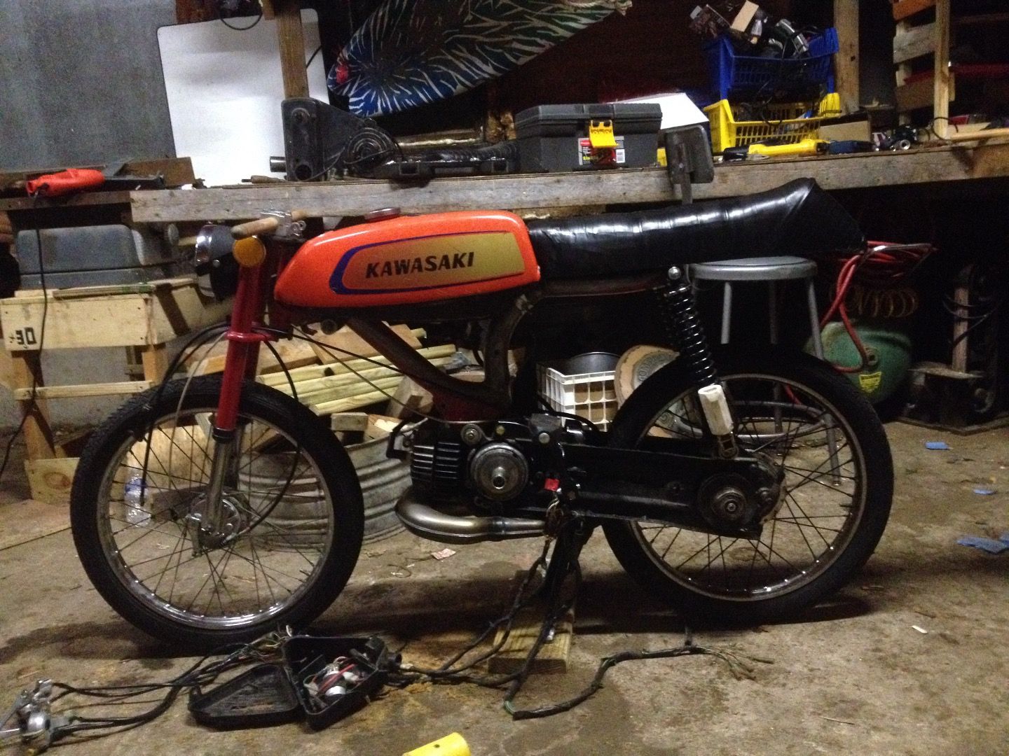 Building a Bike: Custom Honda Hobbit Moped : 8 Steps - Instructables