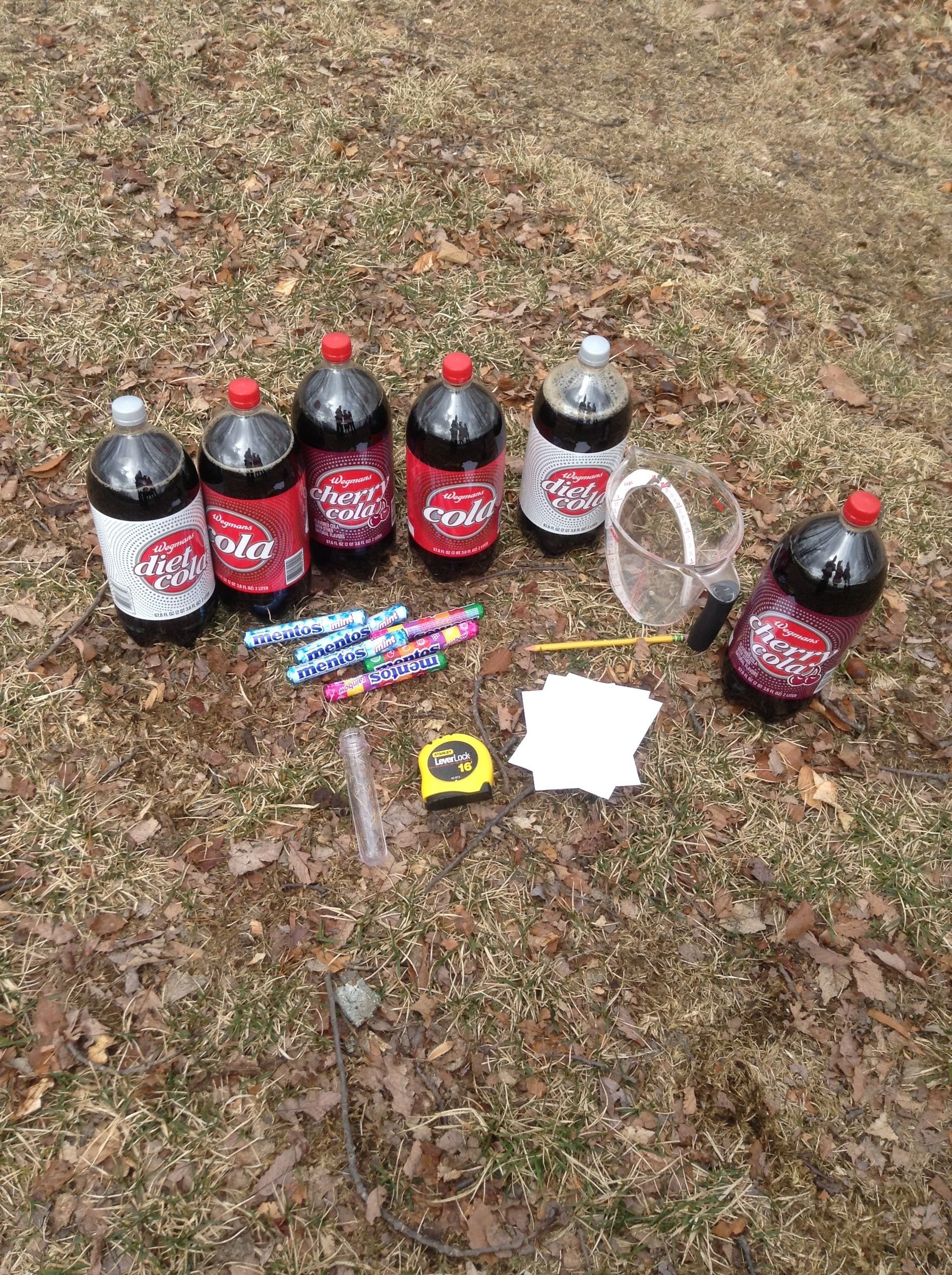 Mentos Geyser : 9 Steps - Instructables