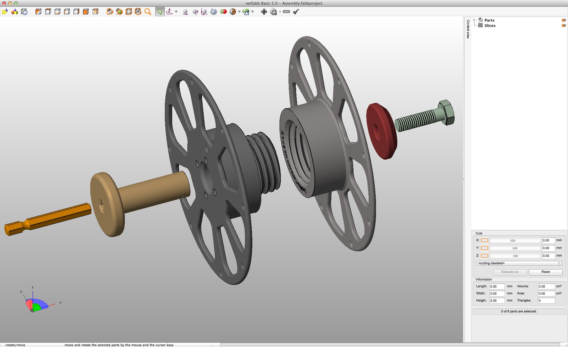 3D-printable Split Filament Spool With Threaded Joint : 10 Steps ...