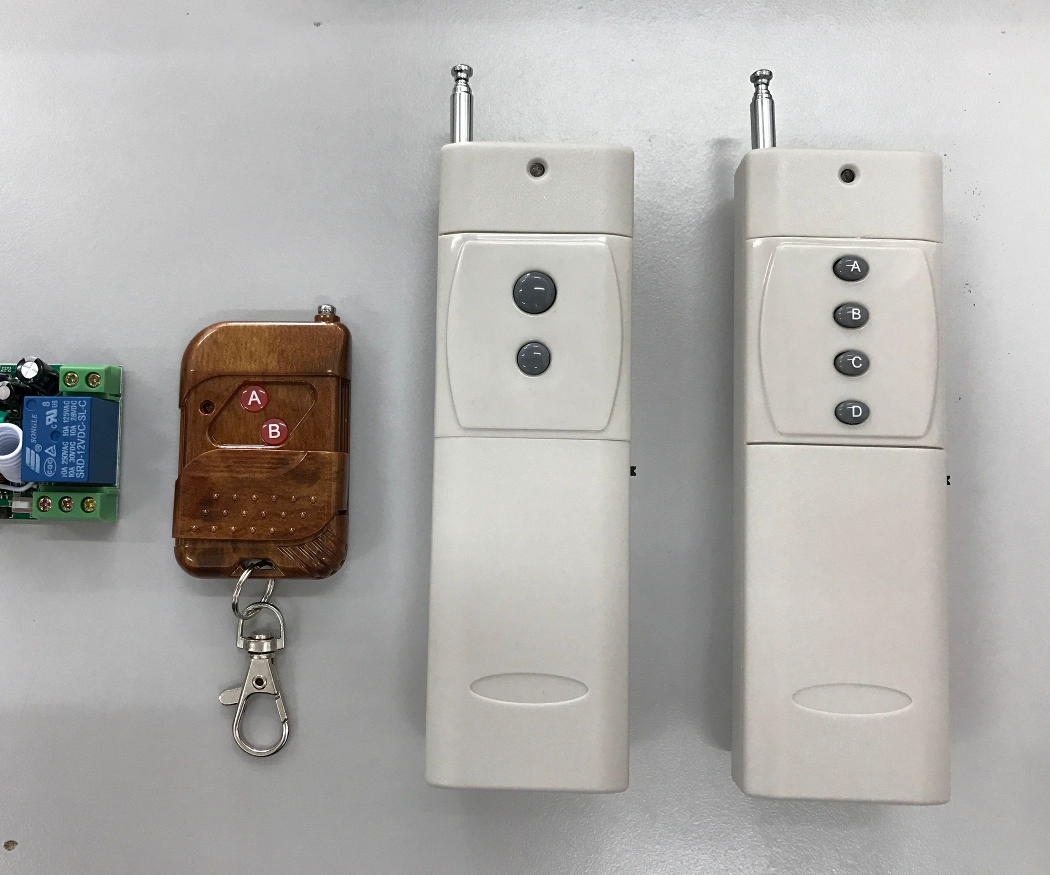 How to Pair Between RF Transmitter Remote Kit With RF Receiver Control ...