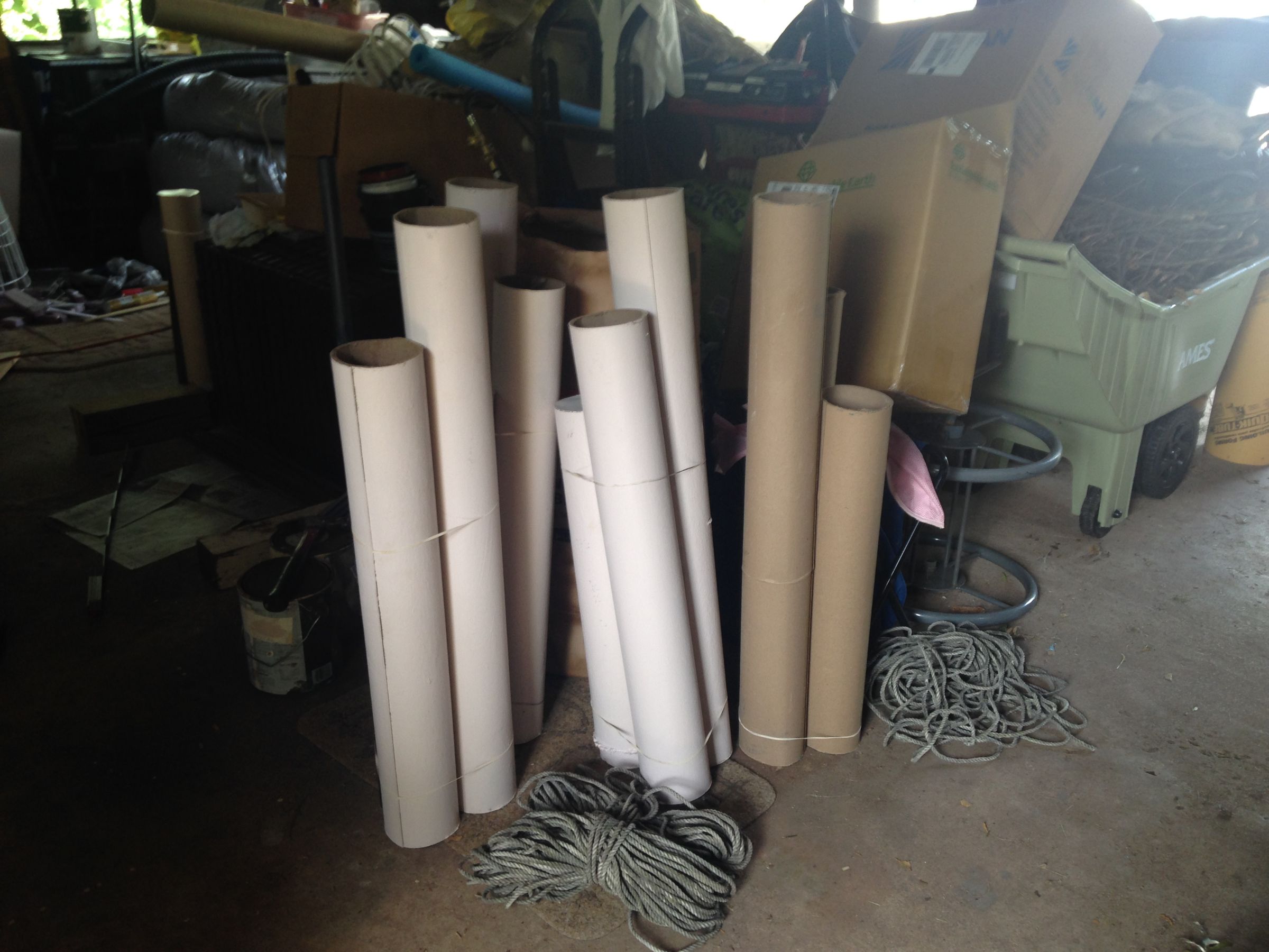 CardBoard Dock Pilings for Halloween Fence : 4 Steps (with Pictures ...