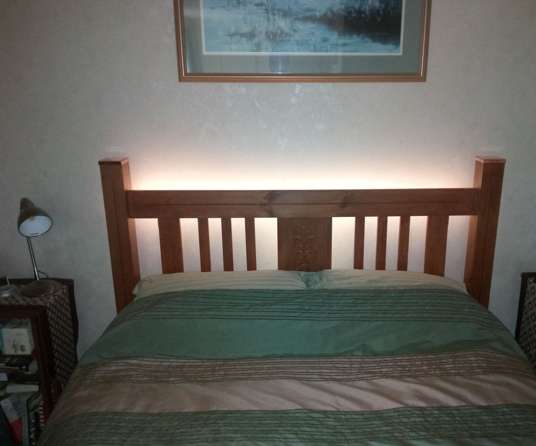 LED Backlit Bed Head - Touch Activated : 3 Steps - Instructables