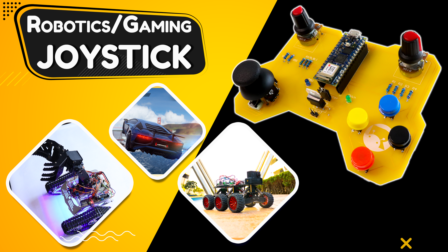 Usb Joystick Using Arduino For Robotics And Computer Game 6 Steps