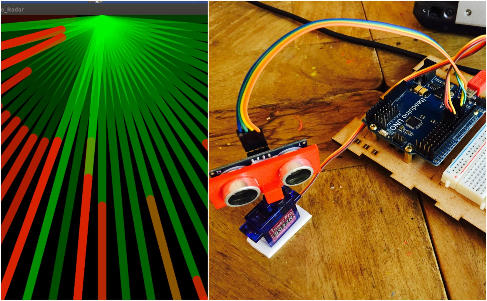 Radar Sencillo Con Processing Y Arduino 4 Steps Instructables