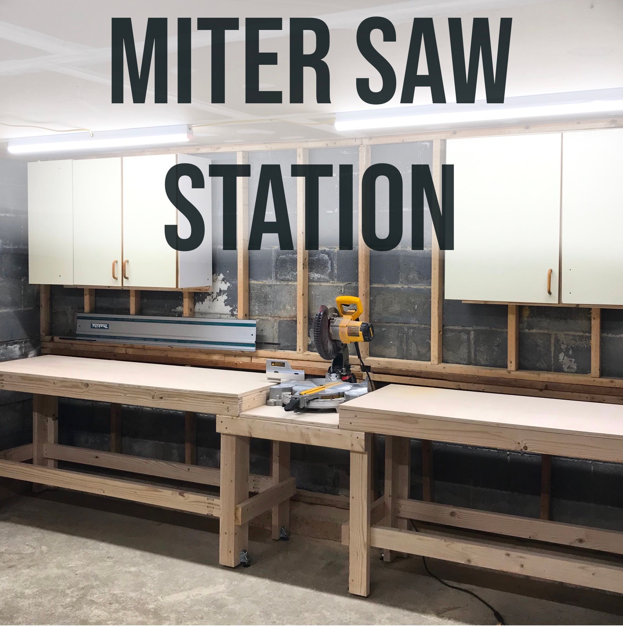 Quick & Easy DIY Miter Saw Station : 8 Steps (with Pictures ...