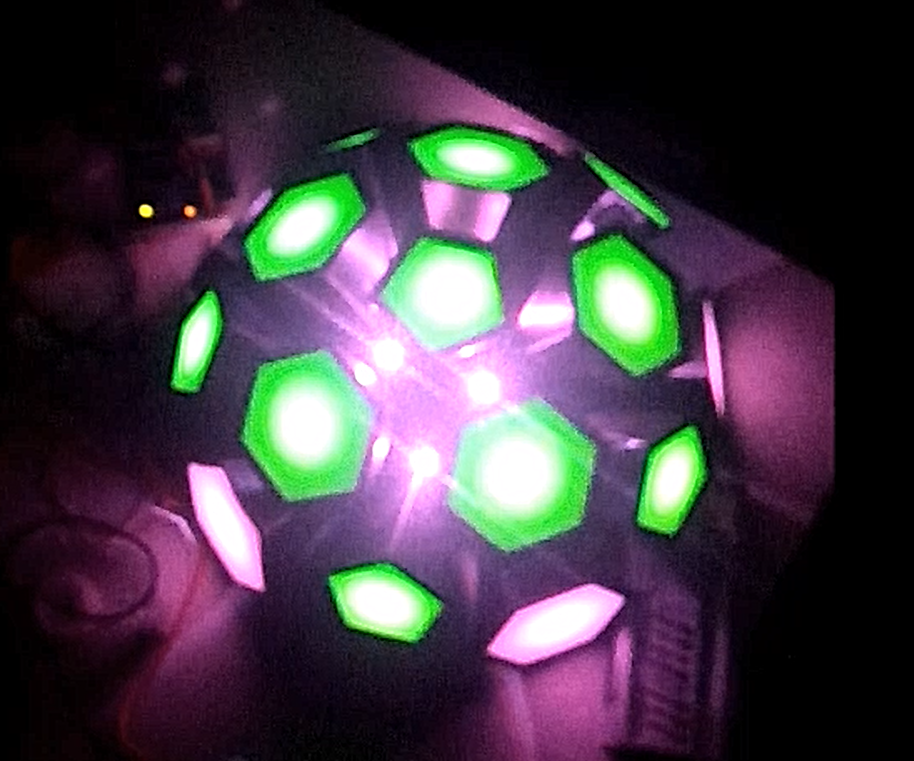 led chemical structure sculpture DIY Project to Discover - FindingDIY
