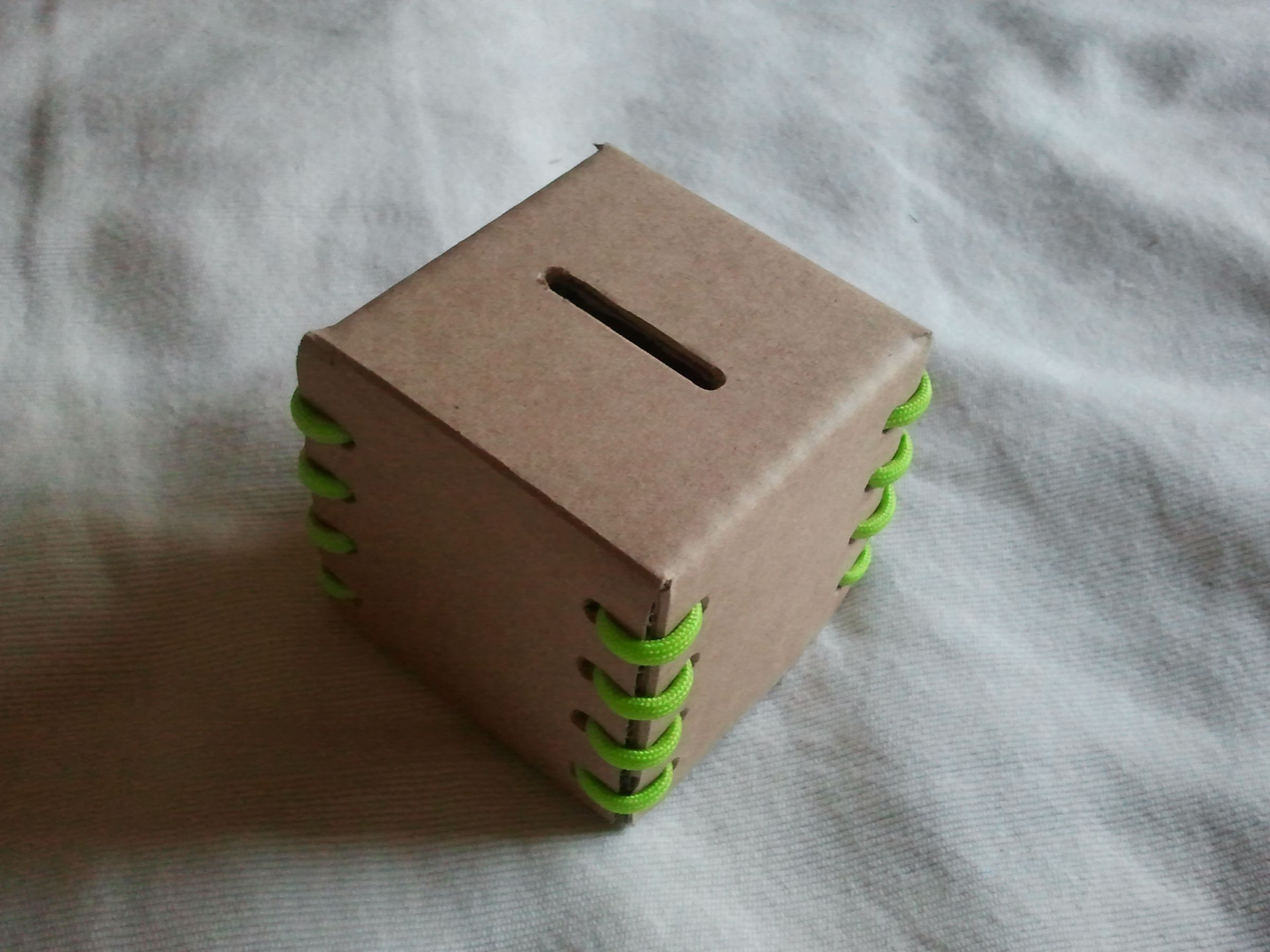 Cardboard Coin Bank - Instructables