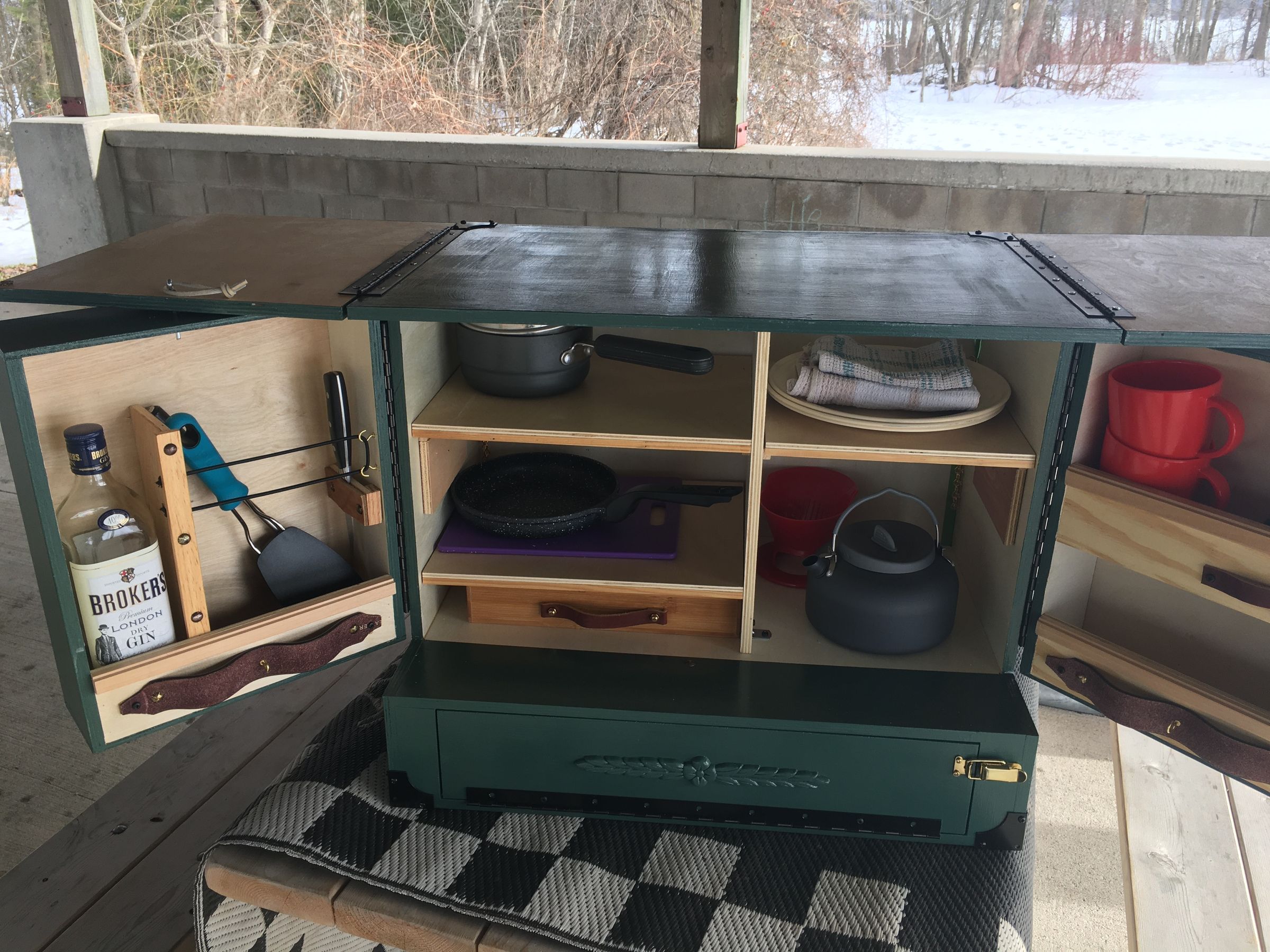 Deluxe Camp Chuck Box - Glamping Style : 12 Steps (with Pictures ...