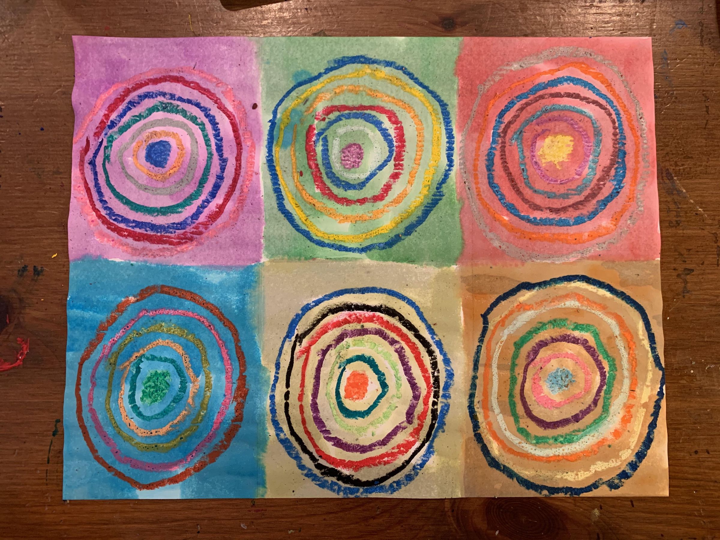 Preschool Art Lesson: Kandinsky's Circles : 6 Steps (with Pictures ...