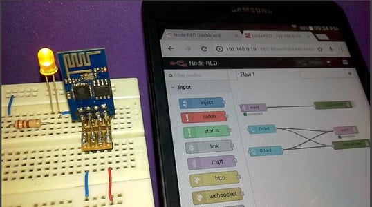 Tutorial ESP8266 and Node-RED MQTT GPIO (Mosquitto) # 1 : 5 Steps - Instructables