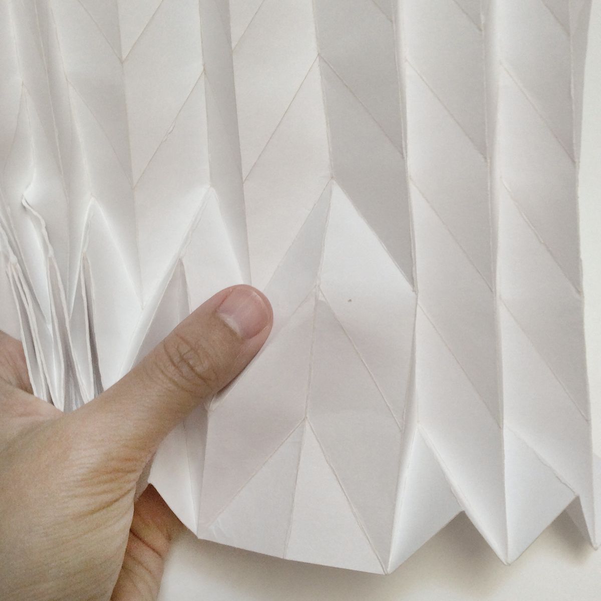 Paper Mold Origami Fabrics 2 - V Grid : 9 Steps - Instructables