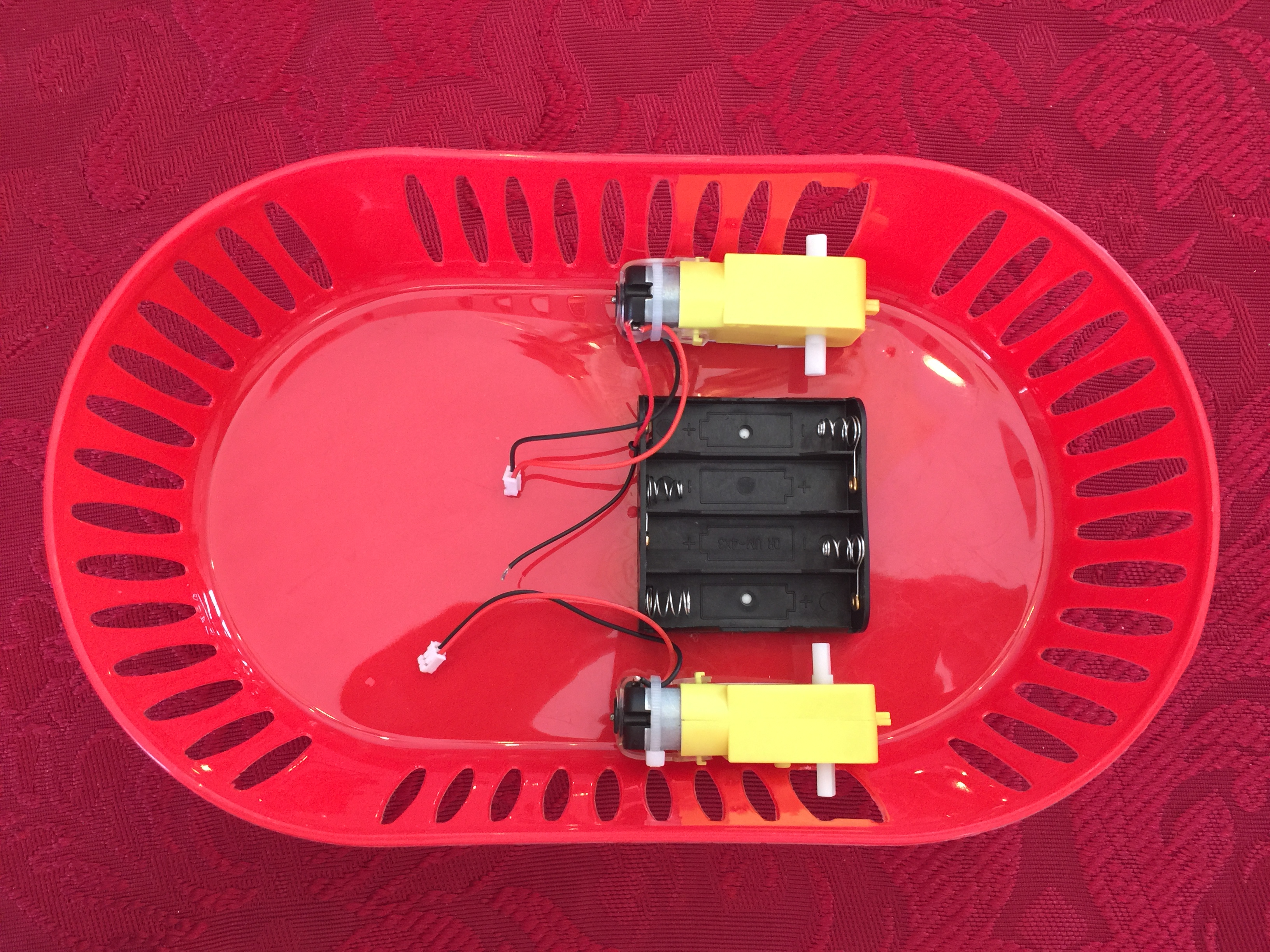 BasketBot - a Robot Car Made With a Plastic Basket : 12 Steps ...