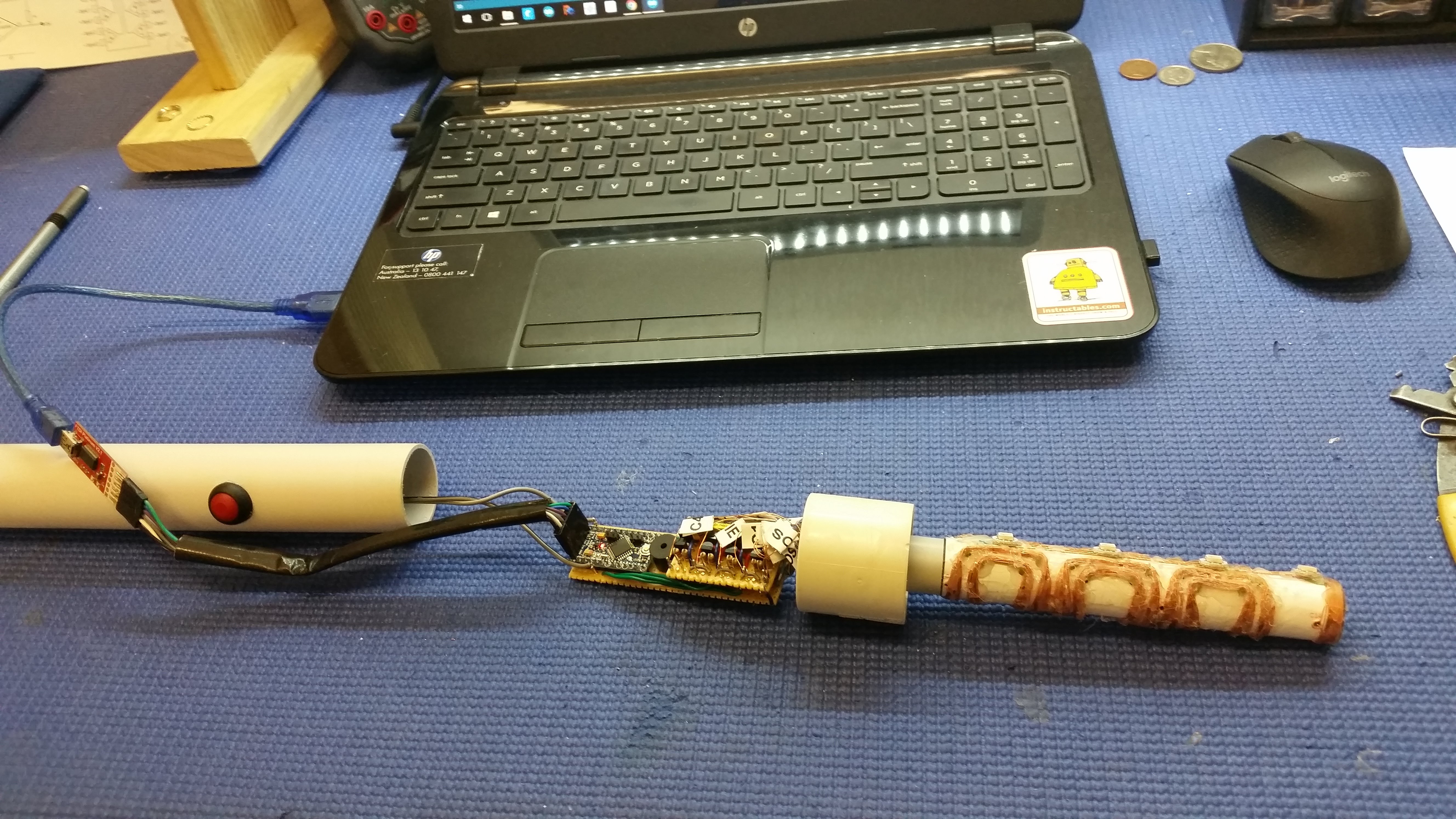 Pin-Pointer Metal Detector - Arduino : 6 Steps (with Pictures ...