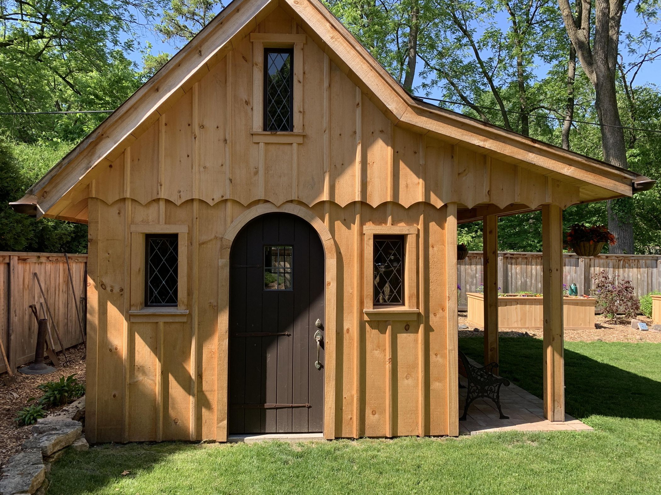 Backyard Garden Shed Built With Salvaged Materials : 8 Steps (with ...