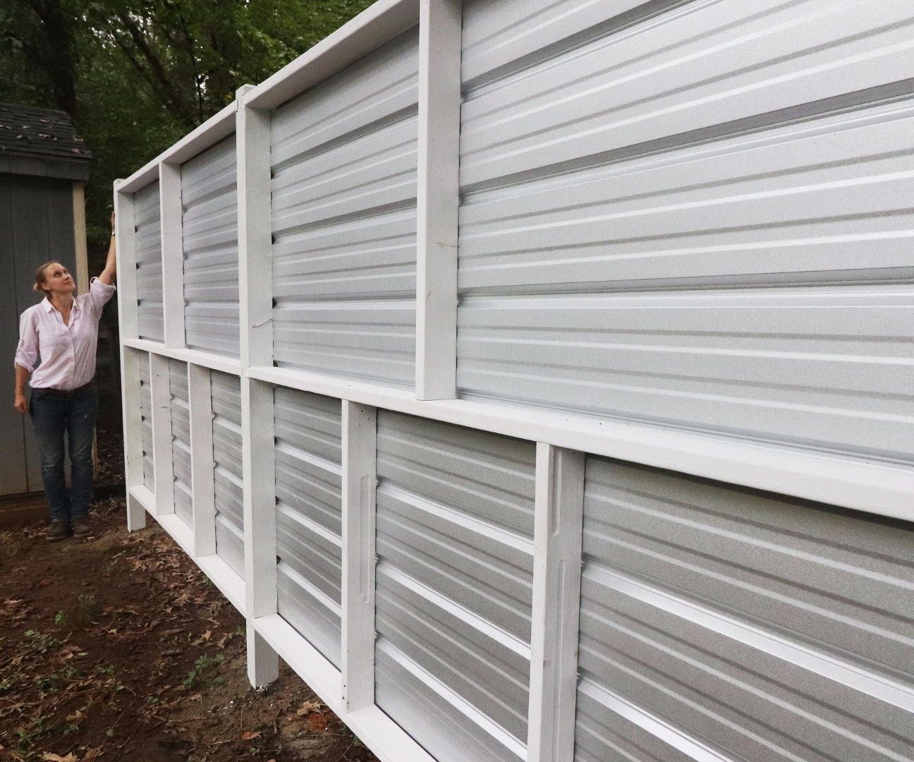 Building a Modern Privacy Fence : 10 Steps (with Pictures) - Instructables