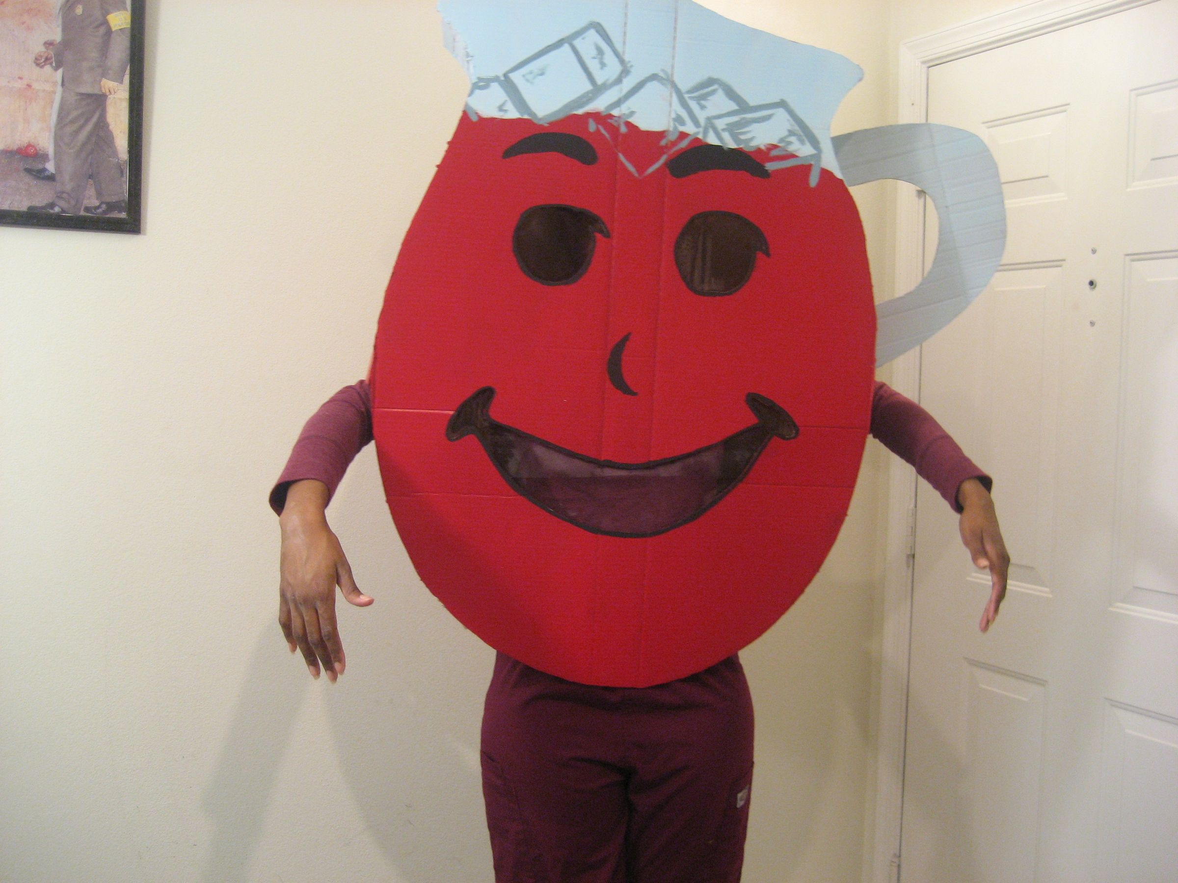 $20 Kool-Aid Man Halloween Costume : 12 Steps - Instructables