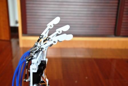 Leap Motion Arduino Animatronic Hand Robot : 4 Steps (with Pictures ...