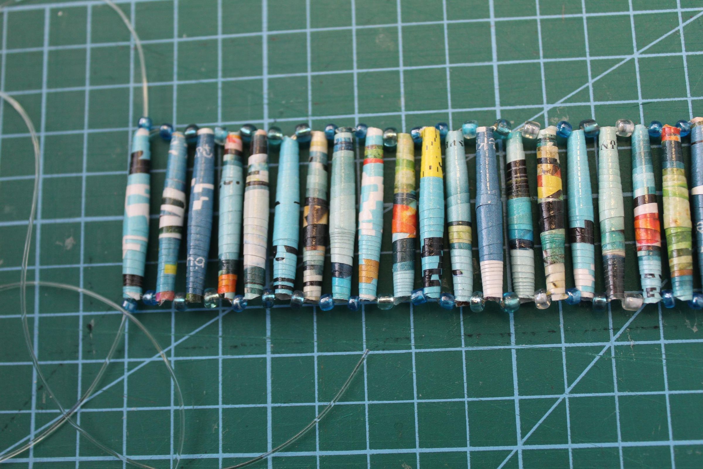 Magnificent Magazine Paper Beaded Bracelet : 10 Steps (with Pictures ...