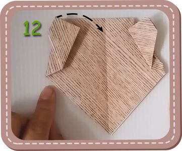 How to Make a Cute Origami Bear Face Instructions : 10 Steps (with ...