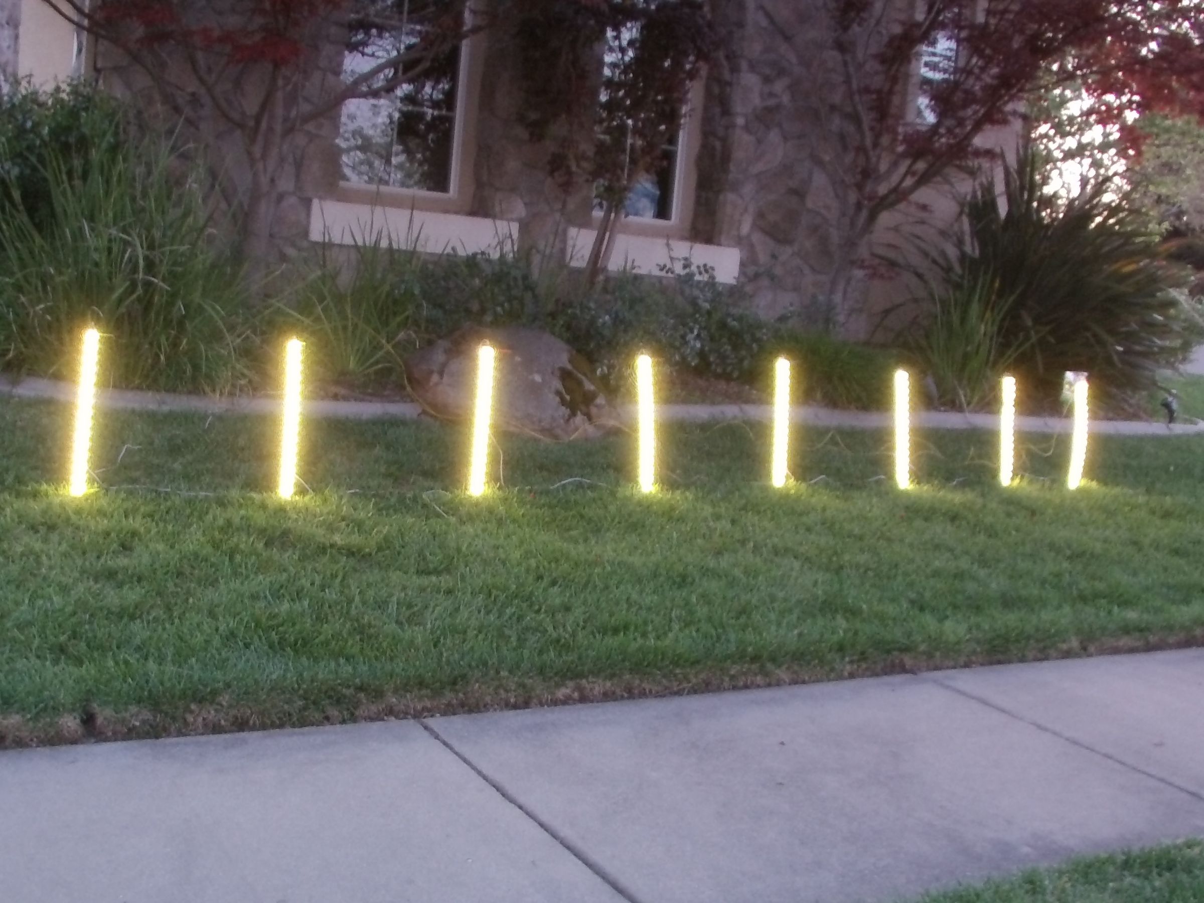 Wi-Fi-Controlled WS2812B Individually-Addressable LED Yard-Stake Lights ...