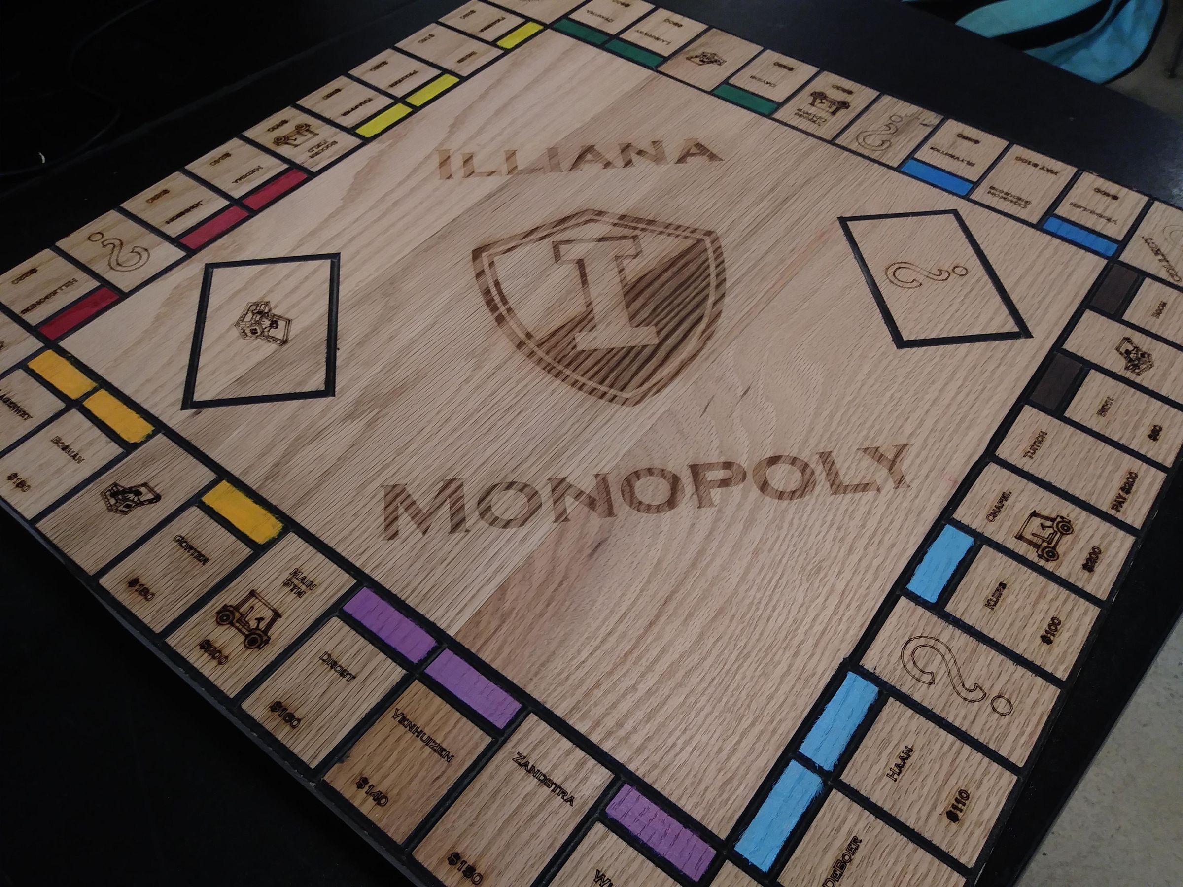 Custom Wooden Monopoly Board : 12 Steps (with Pictures) - Instructables